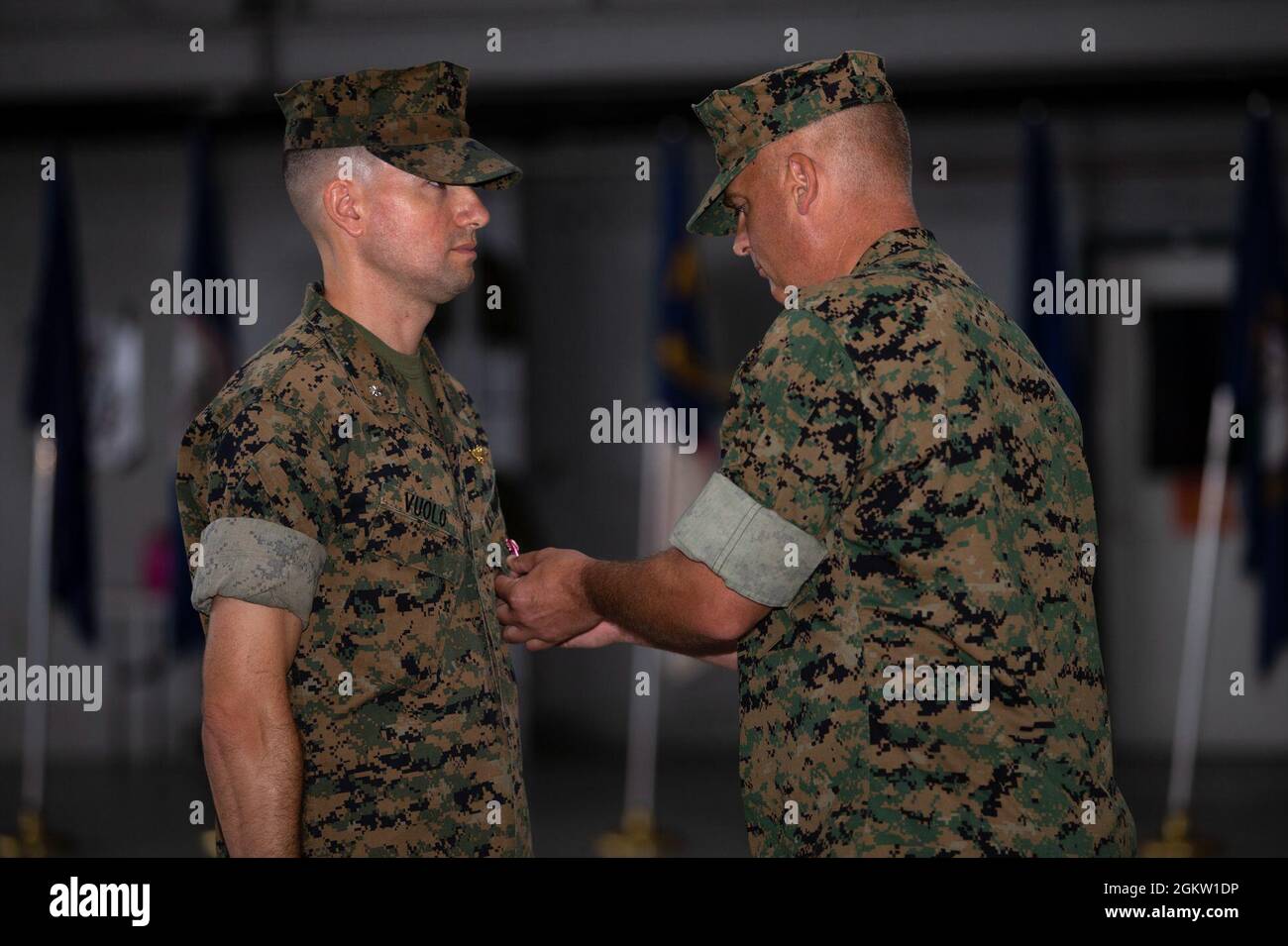 U.S. Marine Corps Lt. Col. David A. Mueller, strategy lead and Marine ...