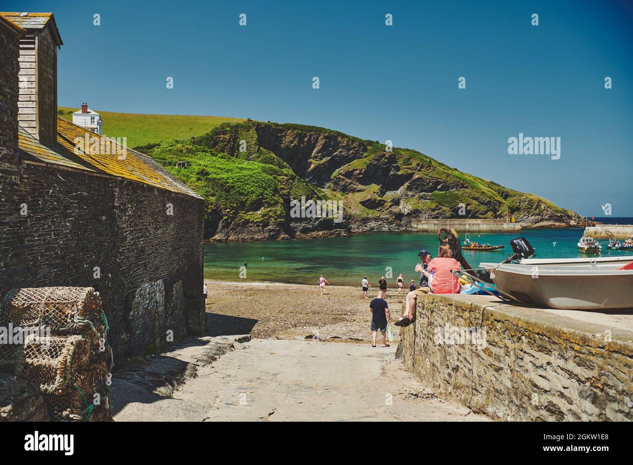 Landscape image from Cornwall in England Stock Photo - Alamy