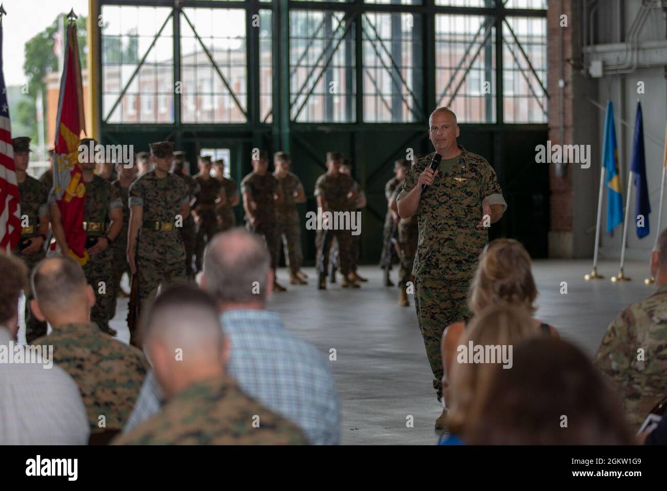 U.S. Marine Corps Lt. Col. David A. Mueller, strategy lead and Marine ...