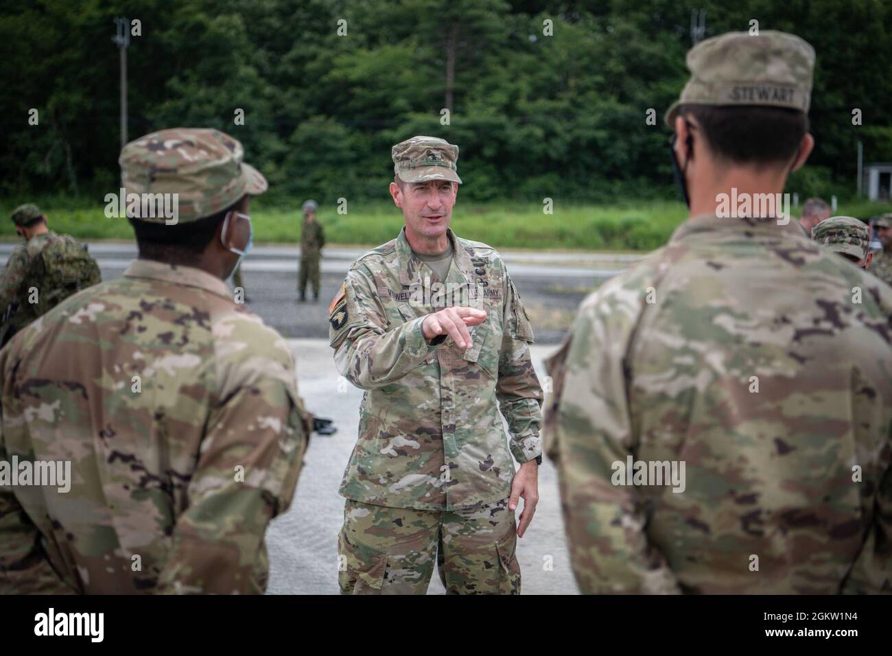 U.S. Army Brig. Gen. Joel Vowell, commanding general, U.S. Army Japan ...
