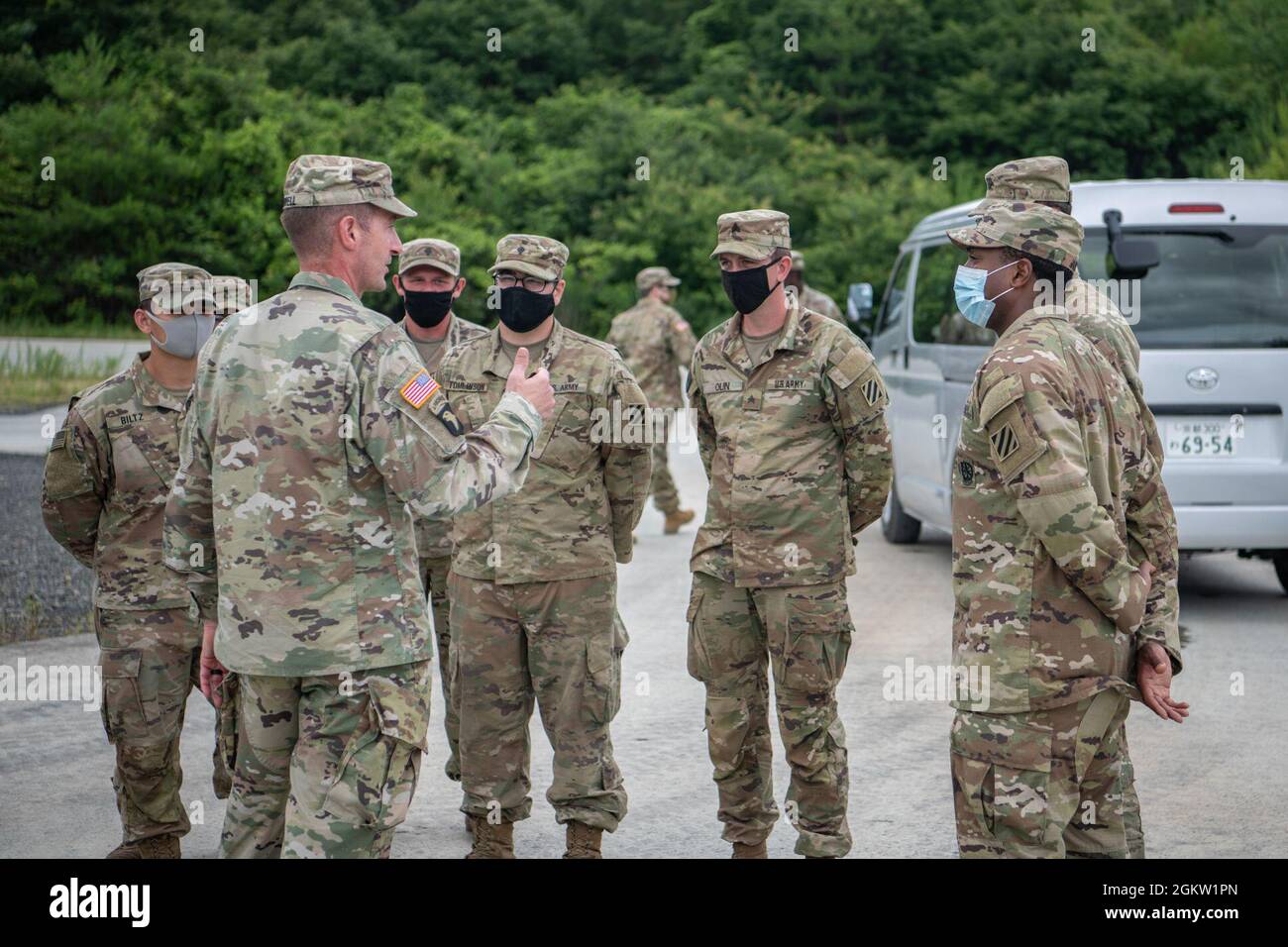 U.S. Army Brig. Gen. Joel Vowell, commanding general, U.S. Army Japan ...