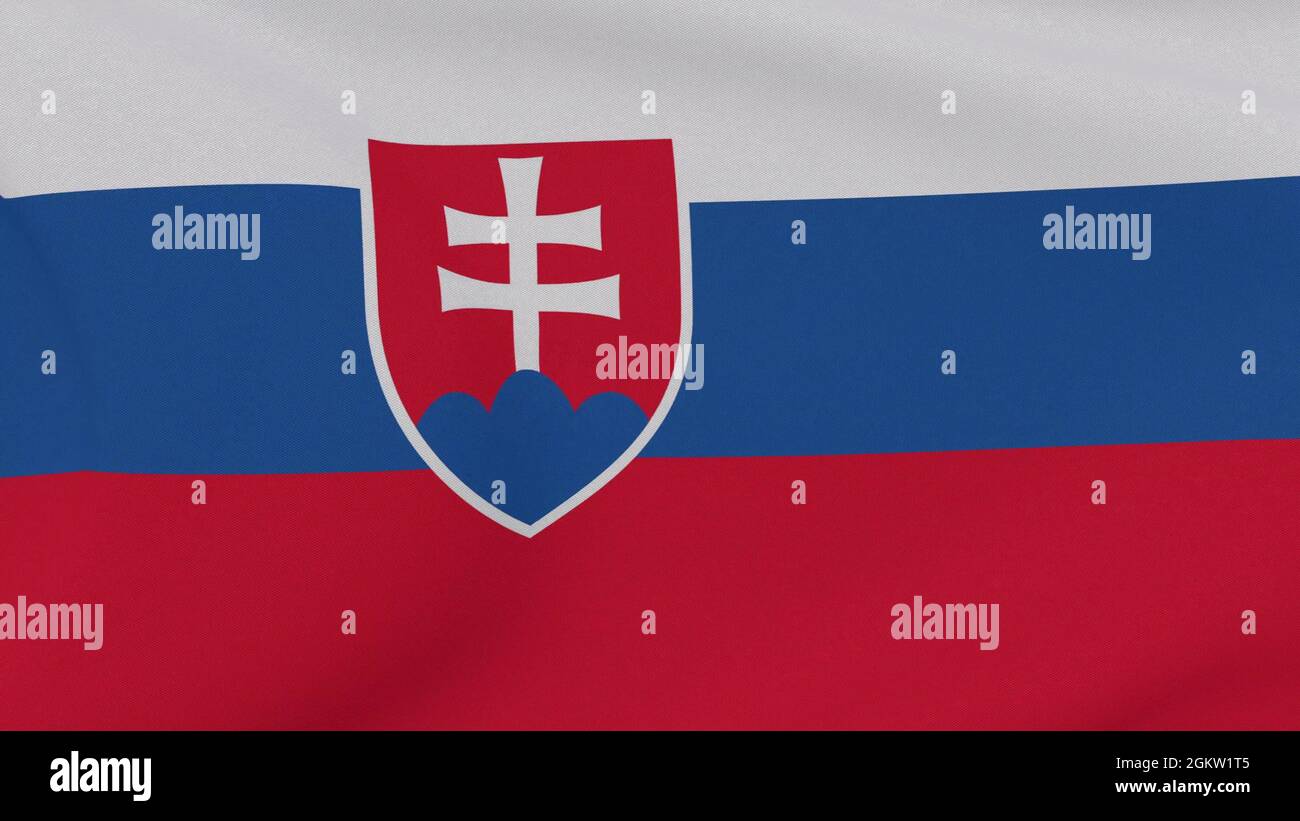flag Slovakia patriotism national freedom, 3D illustration Stock Photo ...