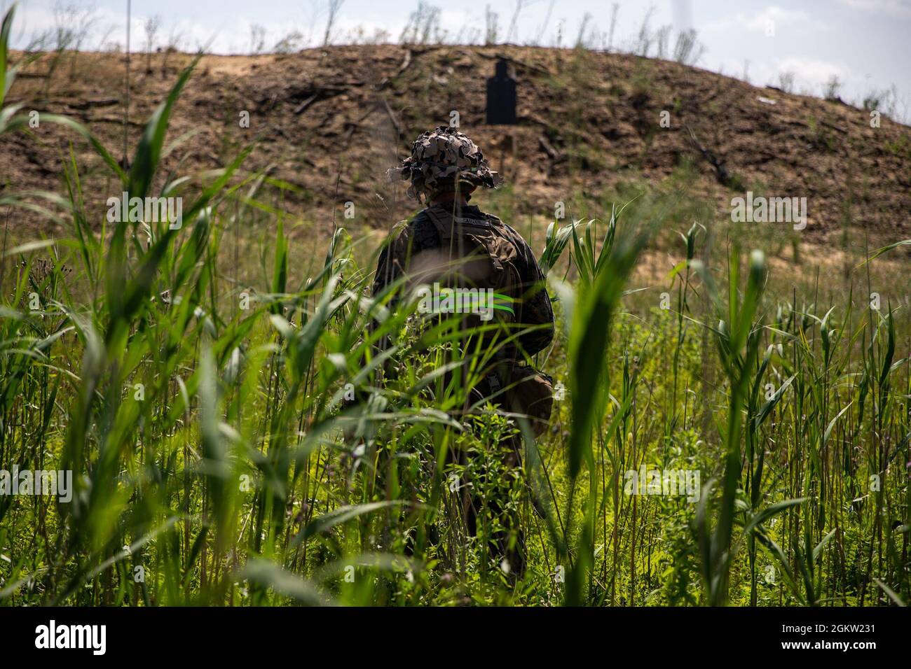 U.S. Marine Corps Lance Cpl. Devin Carver, a native of Louisville, Ky ...