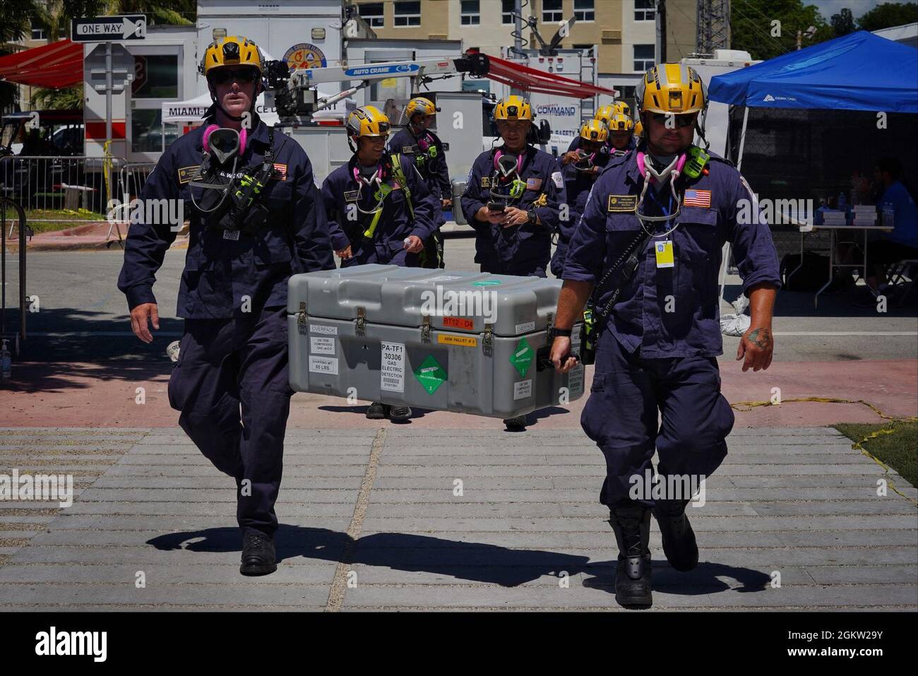 MIAMI, FL (July 3, 2021) – Urban Search and Rescue Pennsylvania TF1 ...