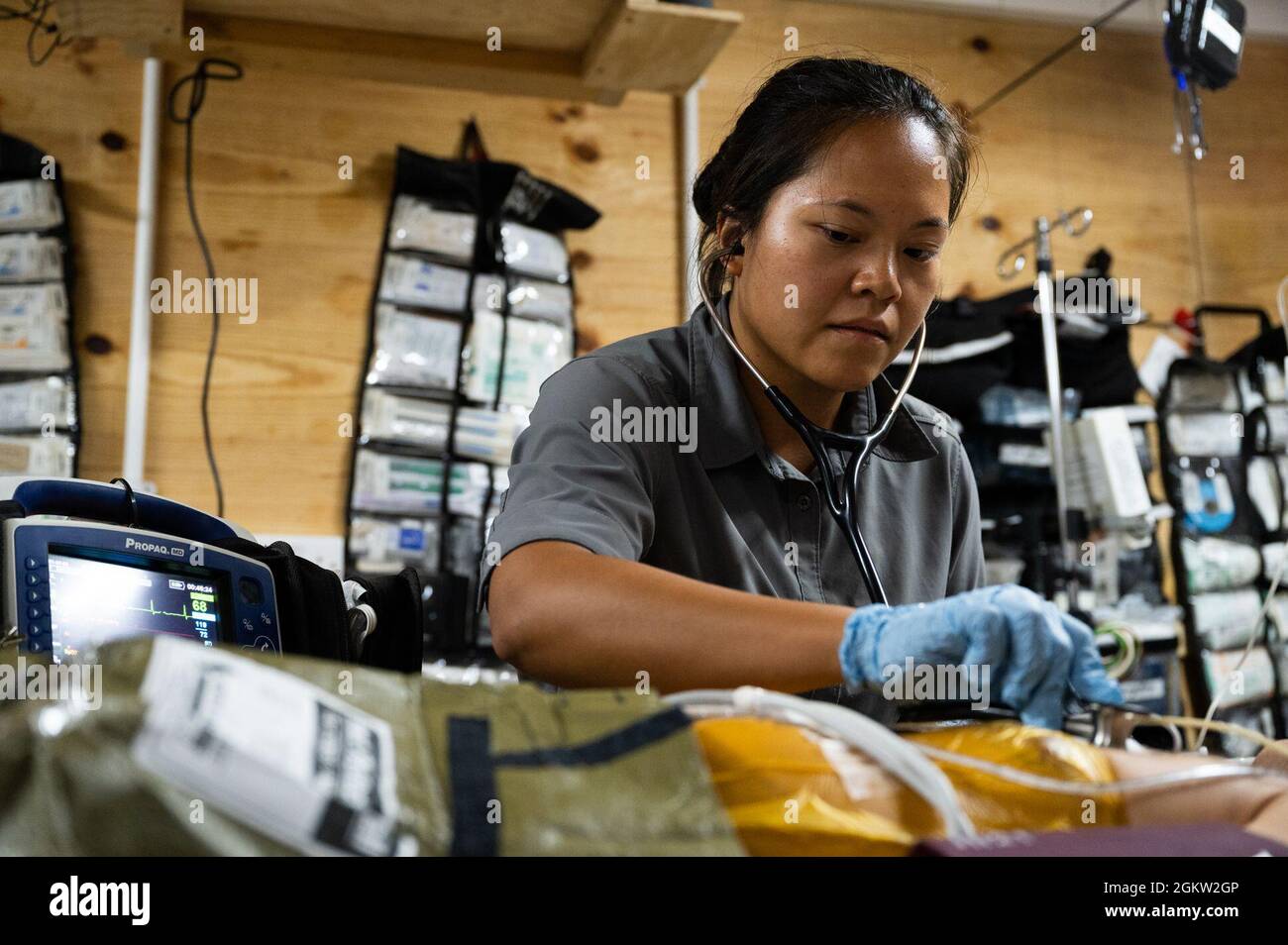 U.S. Airmen assigned to the Special Operations Task Force-East Africa ...