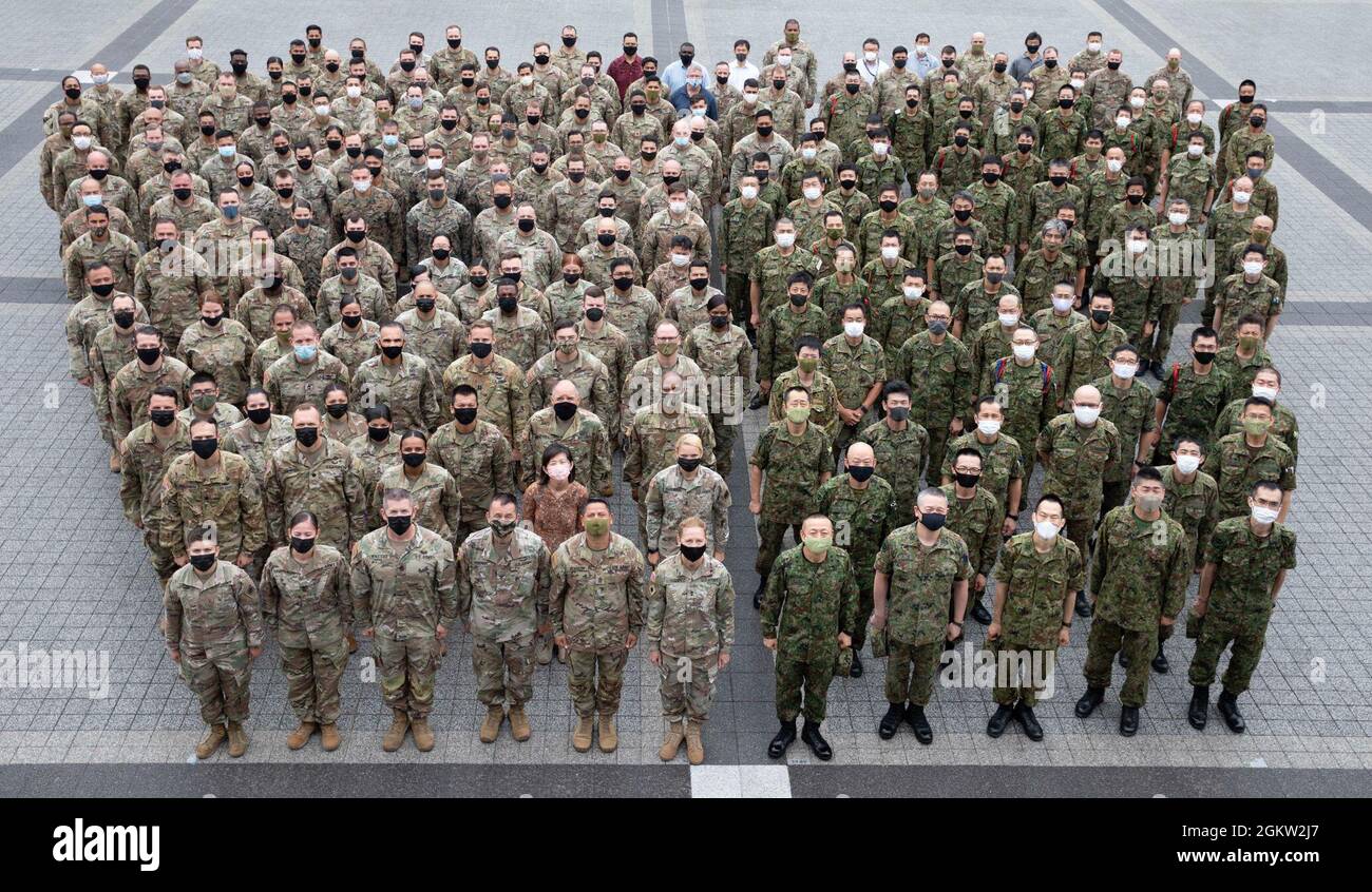 U.S. and Japan participants of bilateral training exercise Orient ...