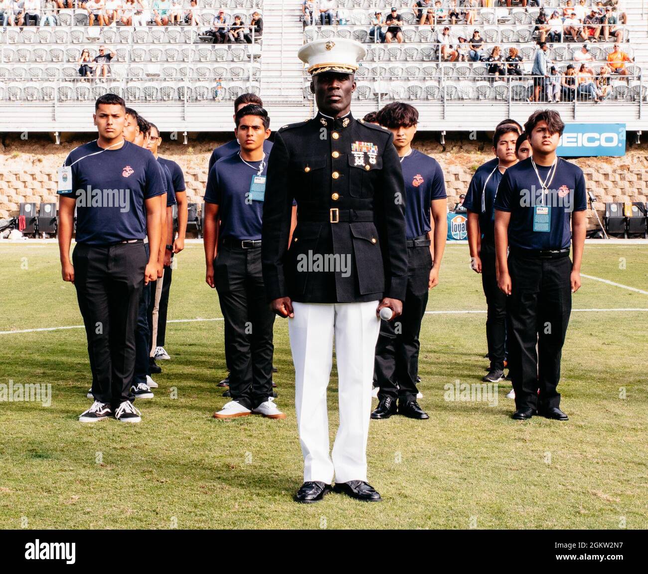 U.S. Marine Corps Major Gordon Emmanuel, the commanding officer for ...