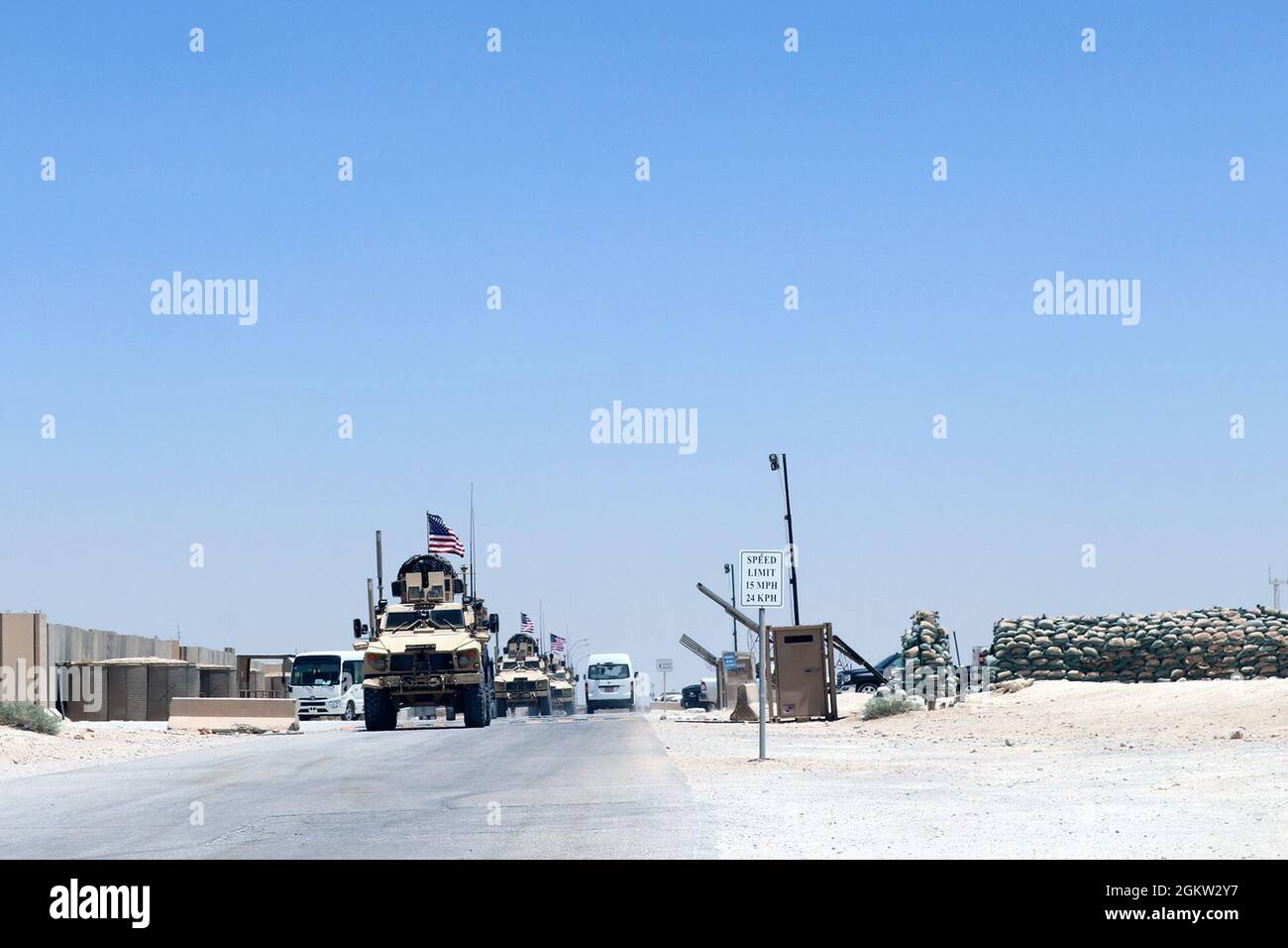 Airmen with the Security Forces Flight, 443d Expeditionary Squadron ...