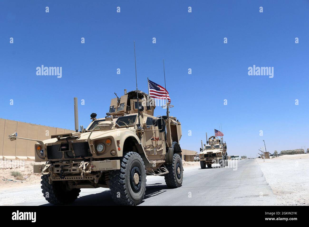 Airmen with the Security Forces Flight, 443d Expeditionary Squadron ...