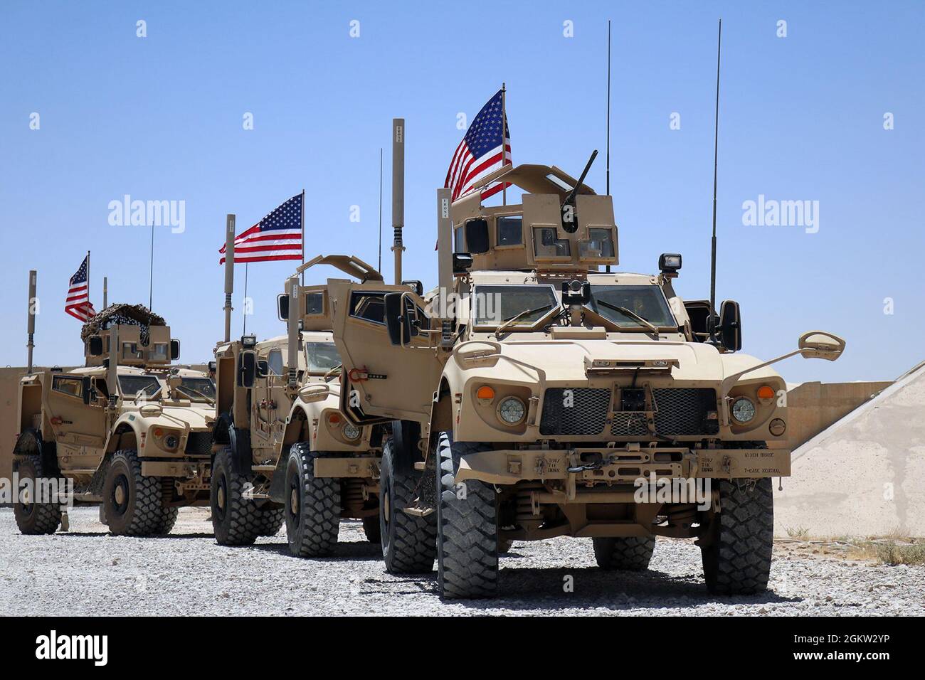 Airmen with the Security Forces Flight, 443d Expeditionary Squadron ...
