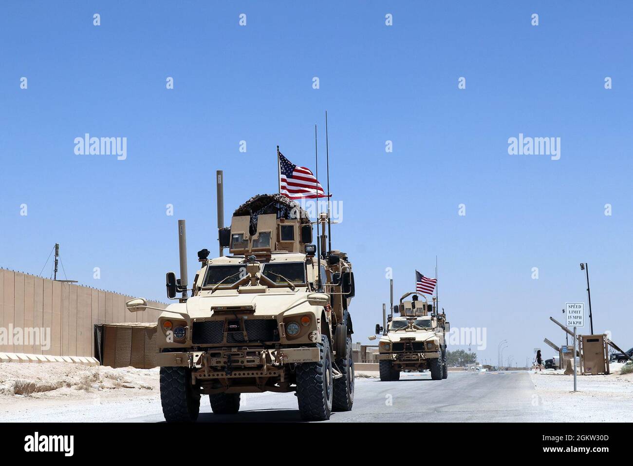 Airmen with the Security Forces Flight, 443d Expeditionary Squadron ...