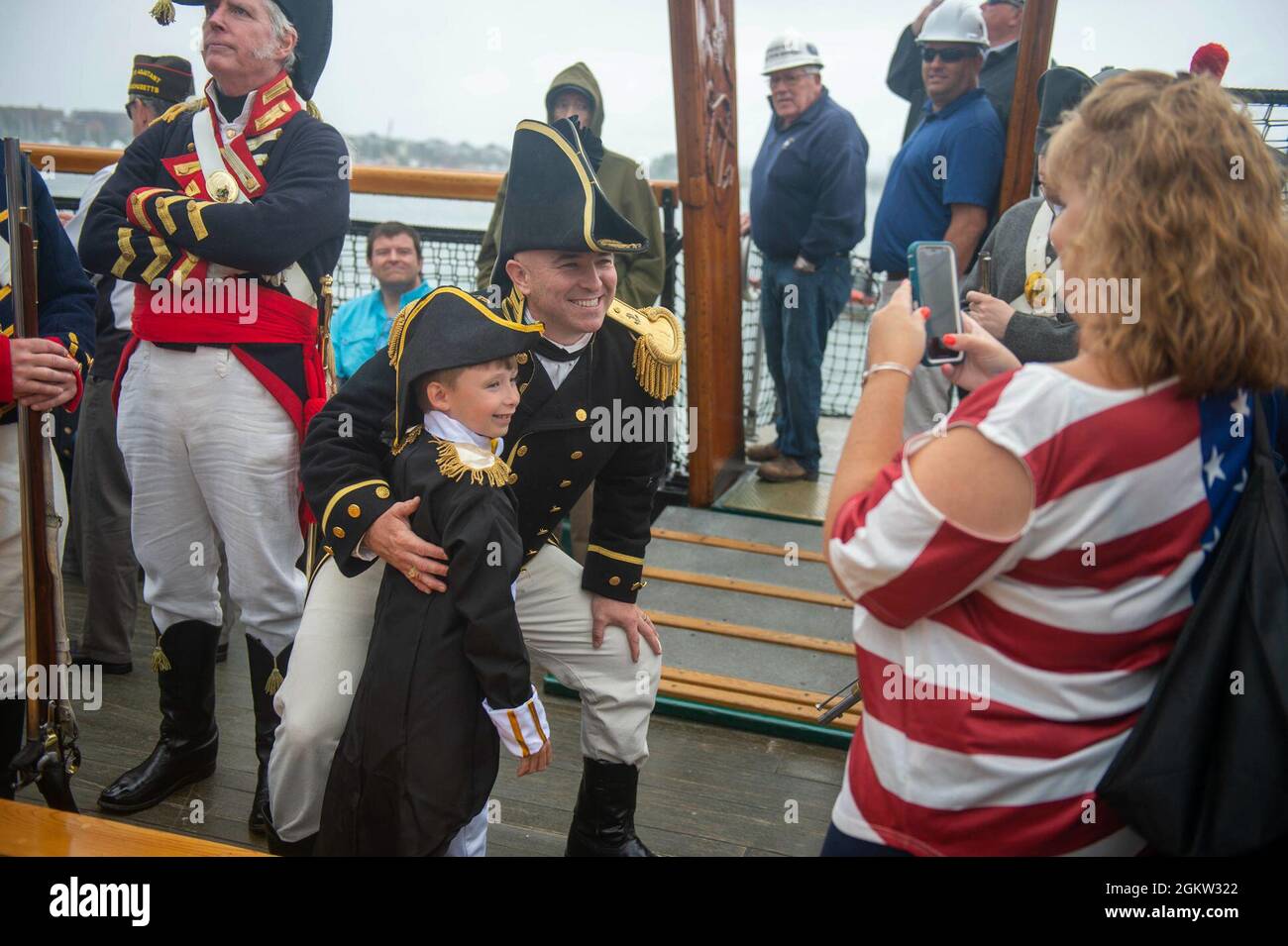 BOSTON (July 4, 2021) USS Constitution Commanding Officer Cmdr. John ...