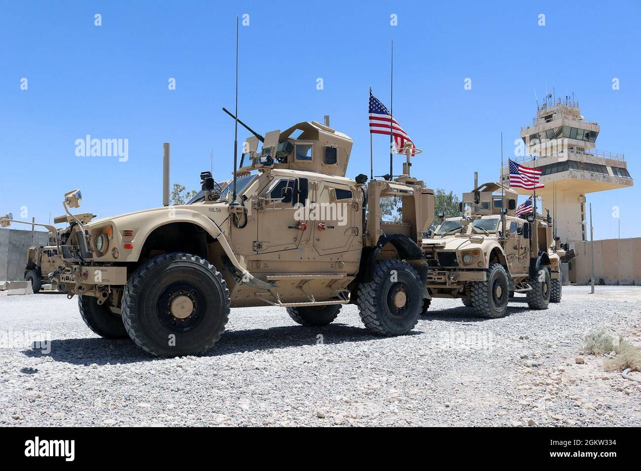 Airmen with the Security Forces Flight, 443d Expeditionary Squadron ...