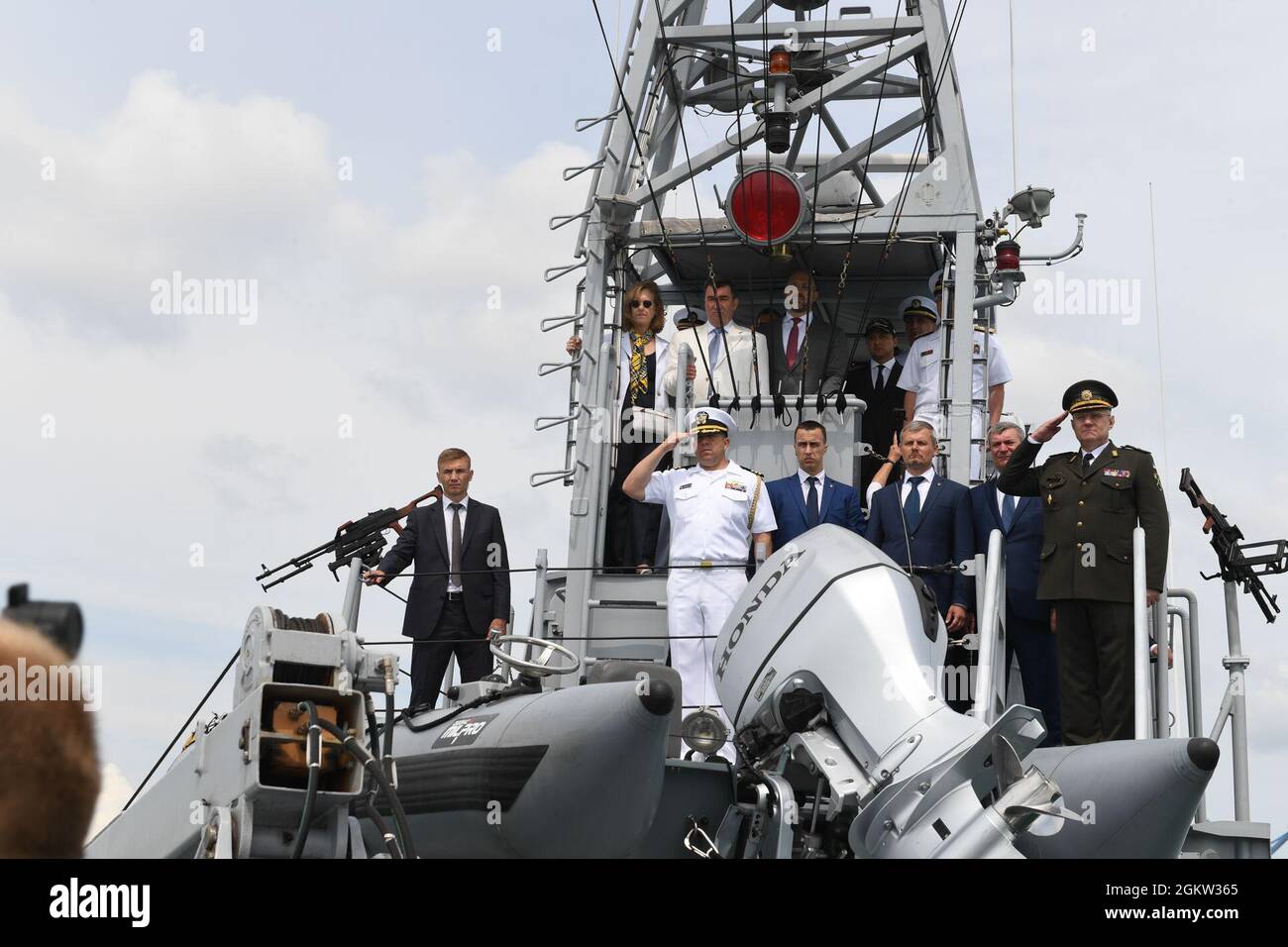 210704-N-VP310-0270 ODESA, Ukraine (July 4, 2021) Ukrainian president Volodymyr Zelensky ...