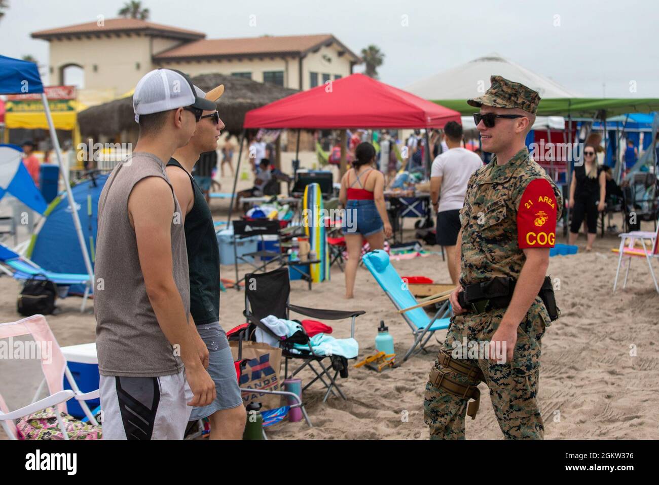 U.S. Marine Cpl. Patrick McCaffrey, the corporal of the guard for the ...