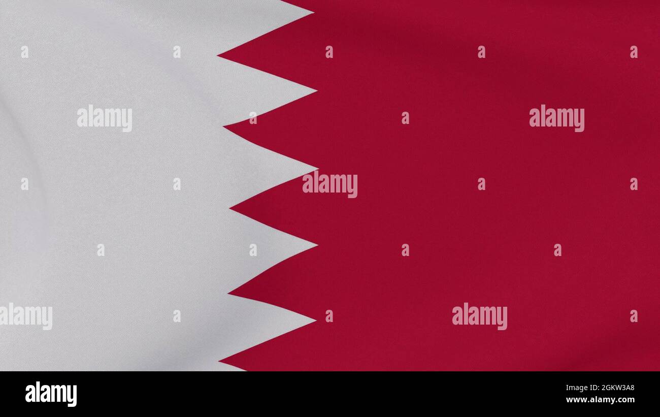 flag Bahrain patriotism national freedom, 3D illustration Stock Photo ...