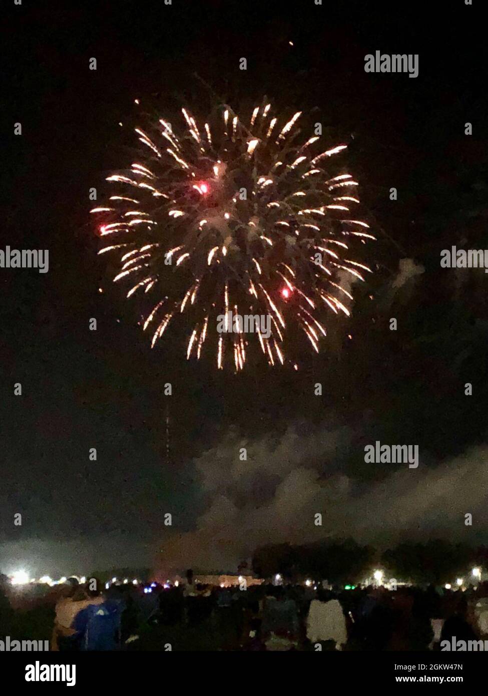 A patriotic fireworks display concluded both Independence Day ...