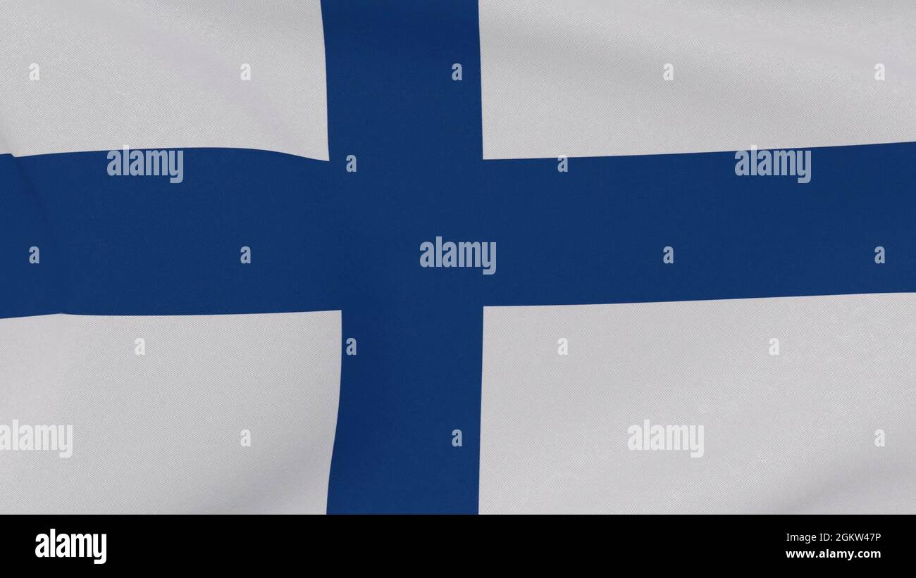 flag Finland patriotism national freedom, 3D illustration Stock Photo ...