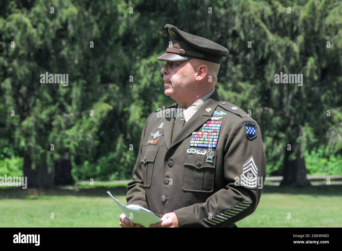 Command Sgt. Maj. John Zimmerman, command sergeant major of the U.S ...