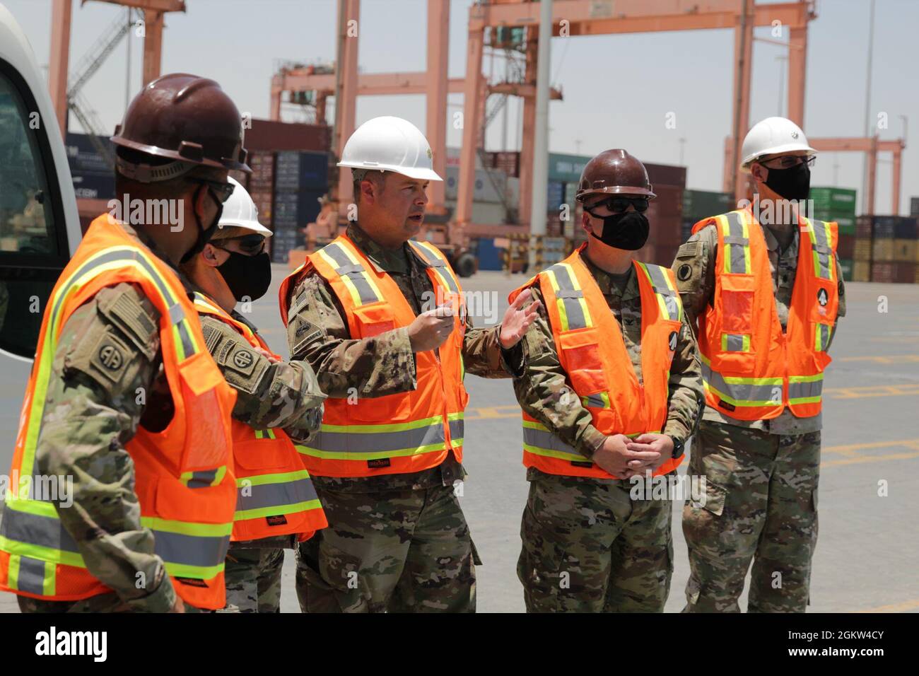 Maj. Trenton Raymond, 1185th Deployment Distribution Support Battalion ...
