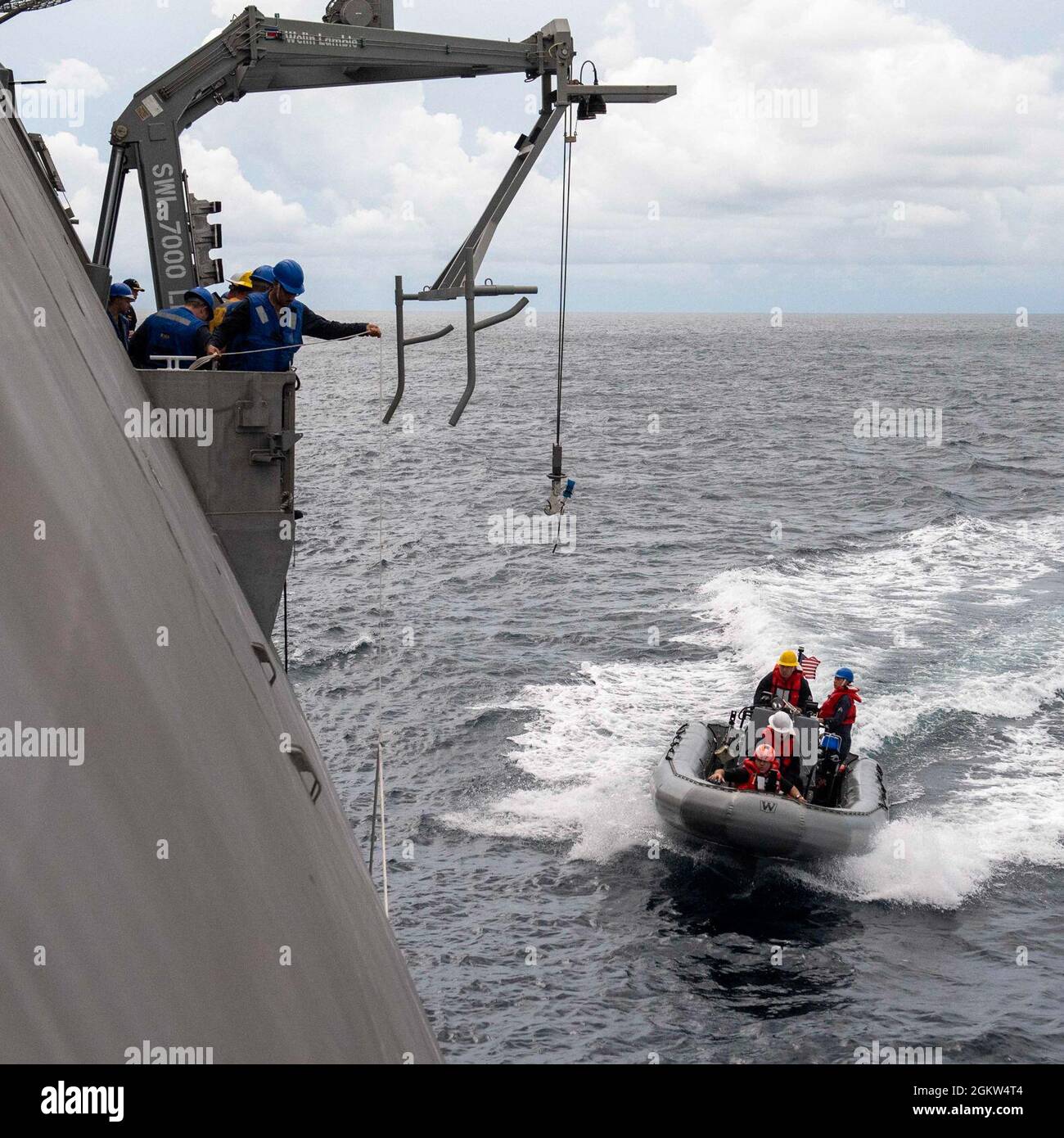 210705-N-WU807-1111 BAY OF BENGAL (June 5, 2021) Sailors drive the ...