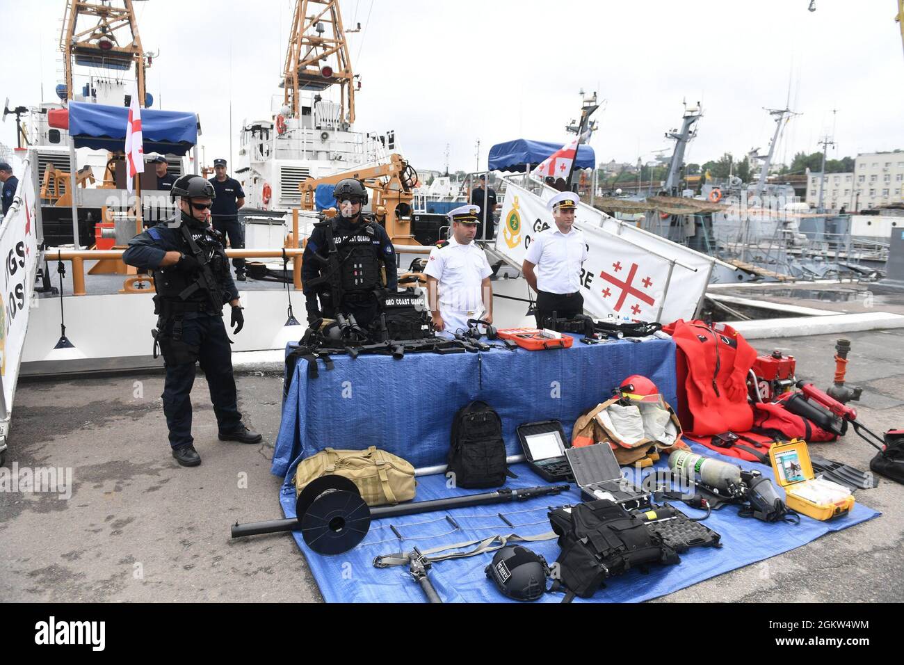 210704-N-VP310-0116 ODESA, Ukraine (July 5, 2021) Georgian Coast Guard ...