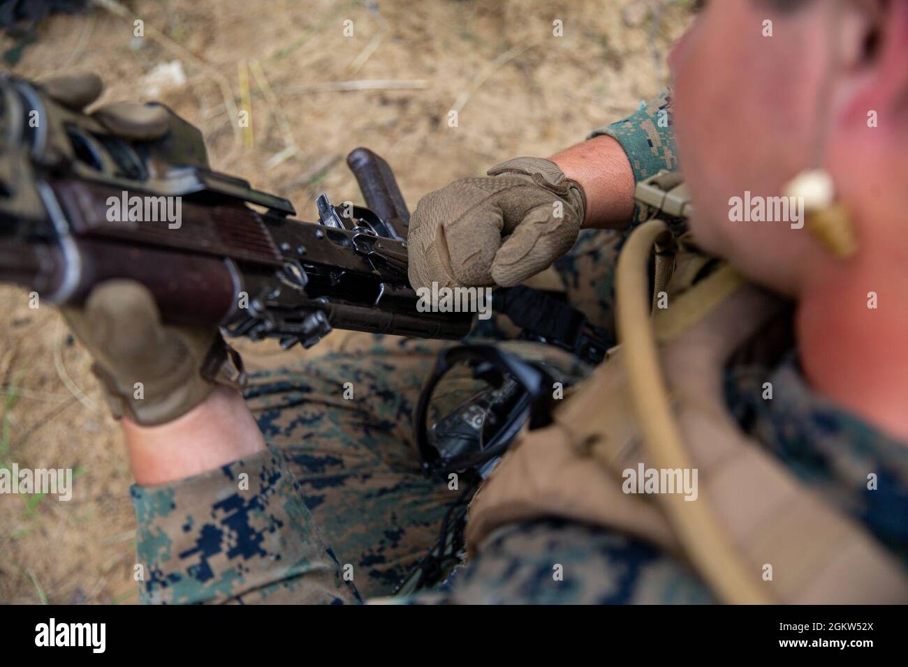 U.S. Marine Corps Lance Cpl. James Mead, a native of Wilmington, N.C ...