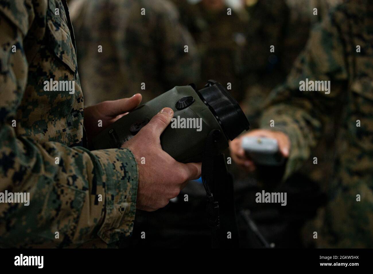 U.S. Marine Corps combat engineers attached to Battalion Landing Team 3 ...
