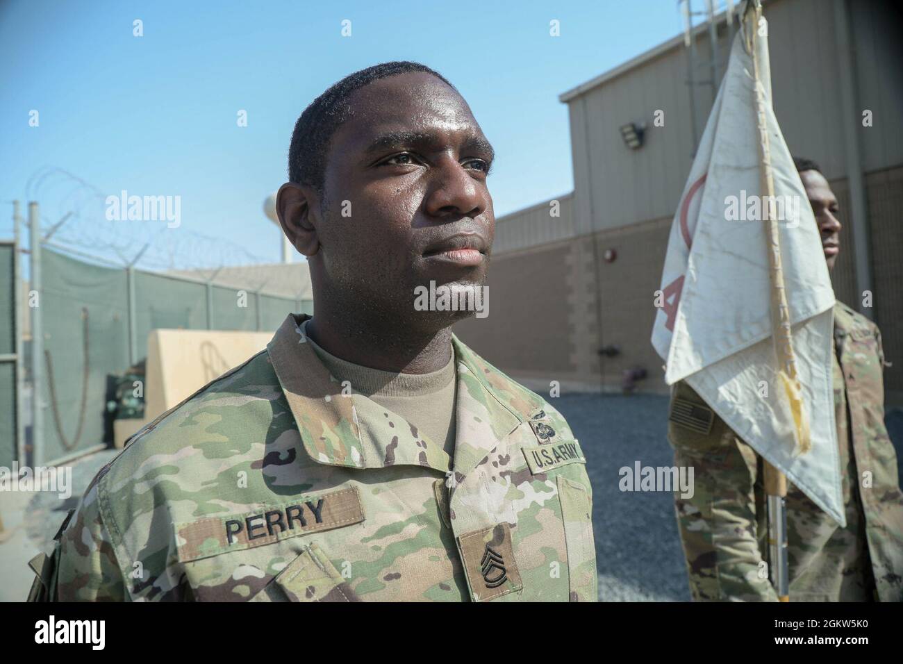 Sgt. 1st Class Michael Perry, incoming first sergeant, A Company, 1st ...