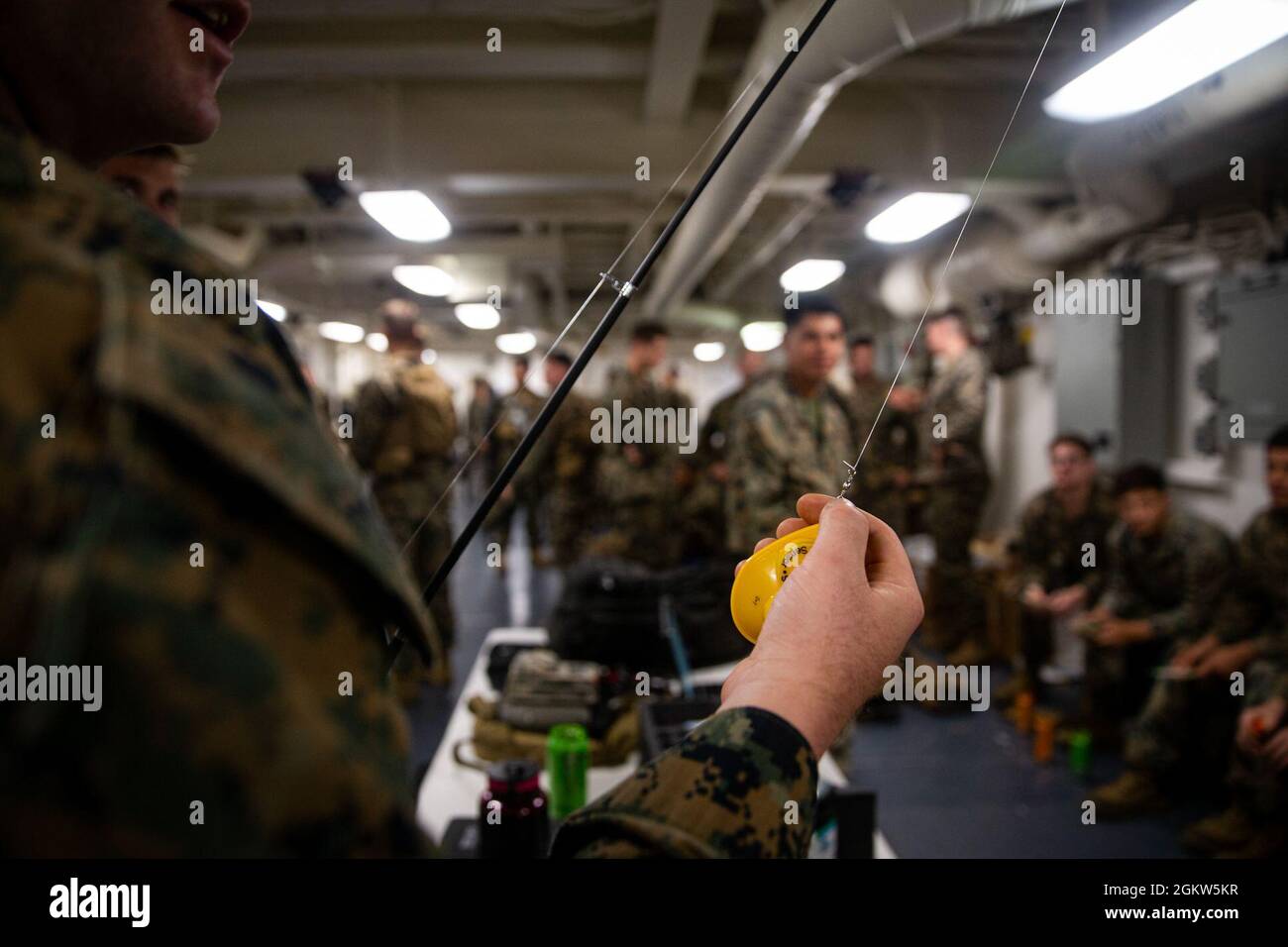 U.S. Marine Corps combat engineers attached to Battalion Landing Team 3 ...