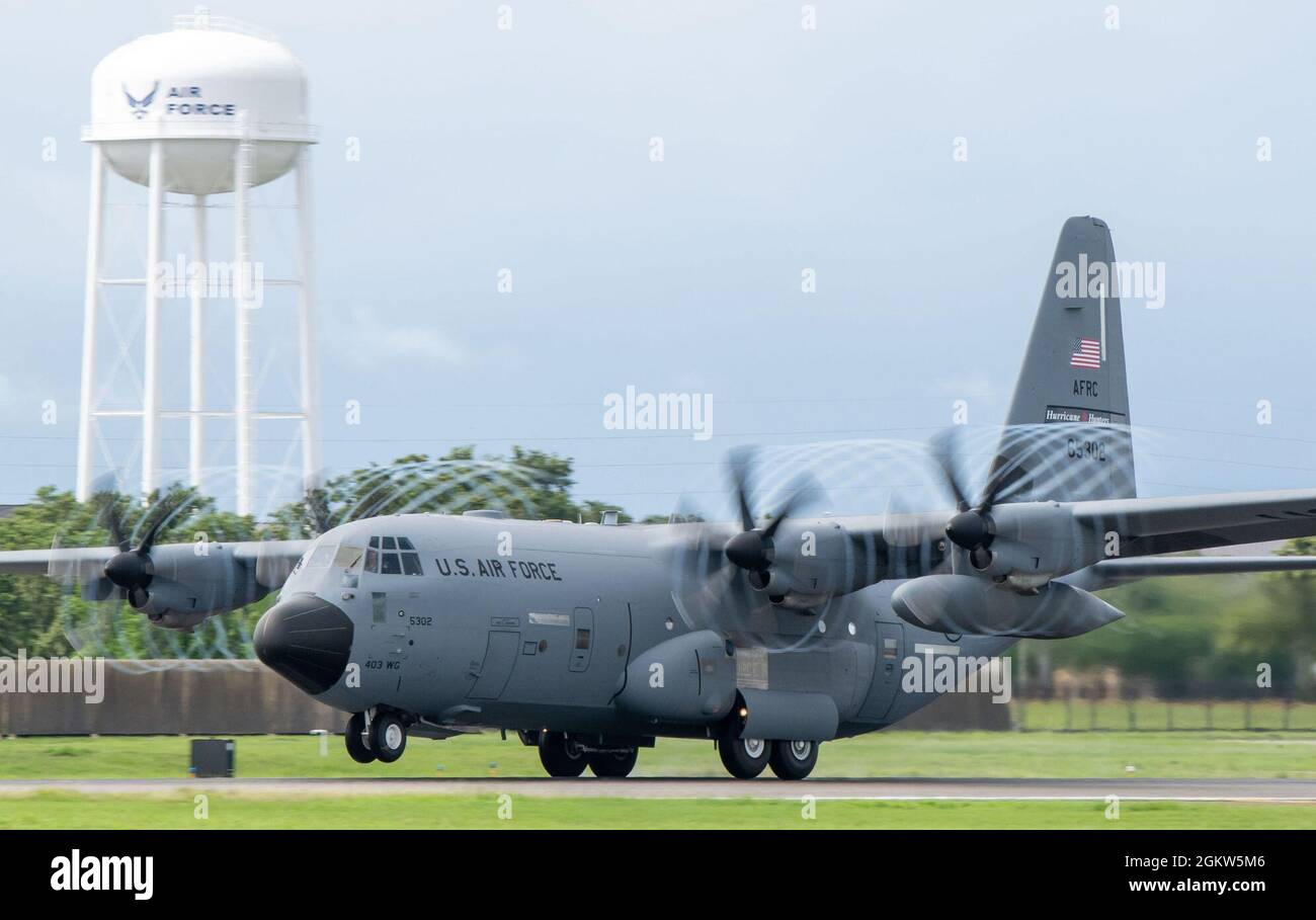 A WC-130J Super Hercules aircraft assigned to the 53rd Weather ...