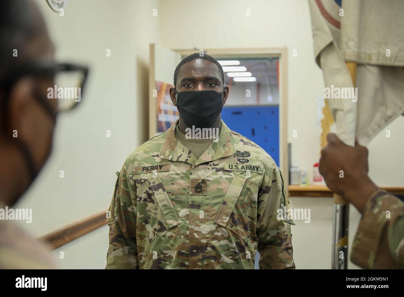 Sgt. 1st Class Michael Perry, incoming first sergeant, A Company, 1st ...