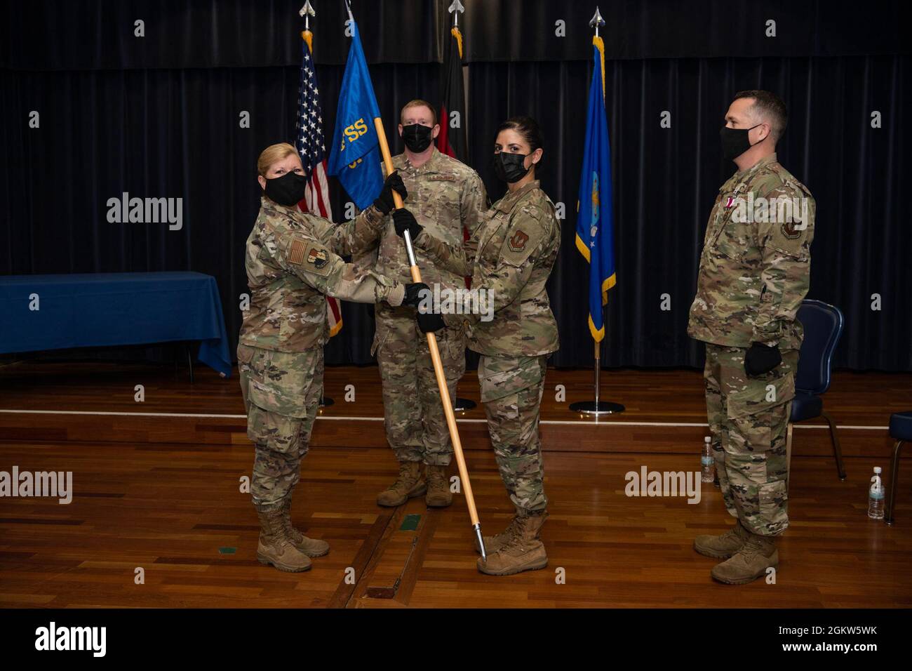 U.S. Air Force Col. Betsy Ross, 52nd Mission Support Group commander ...