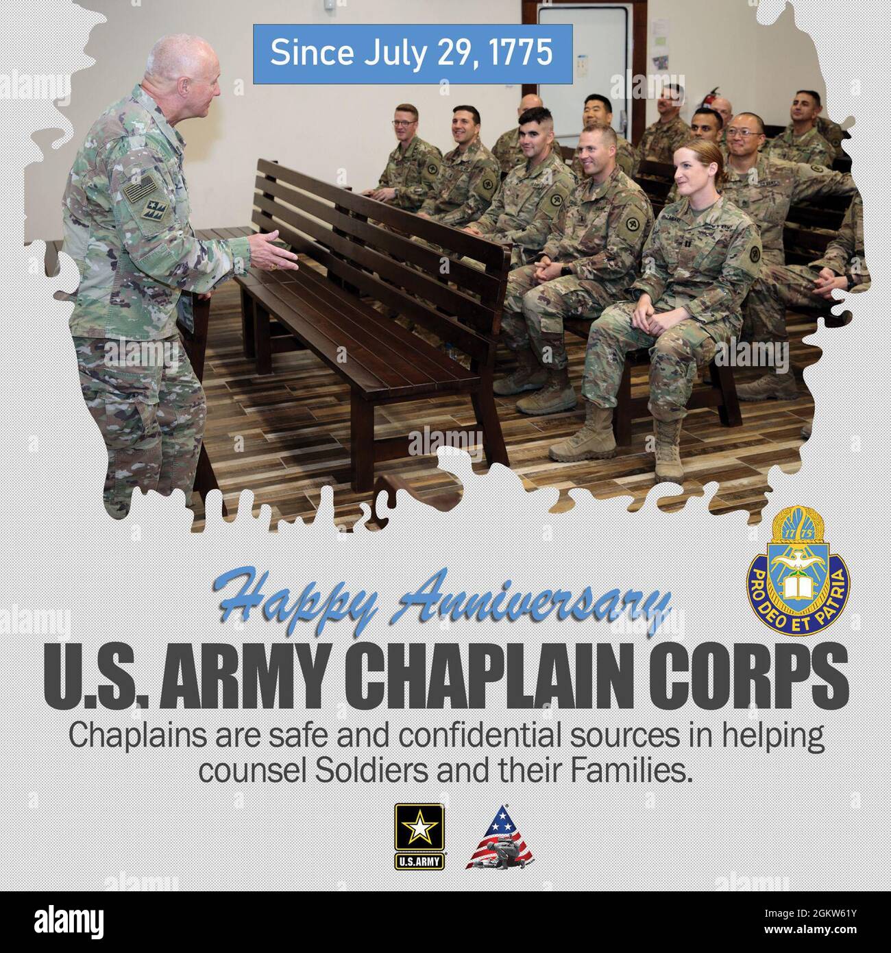 Chaplain corps hi-res stock photography and images - Alamy