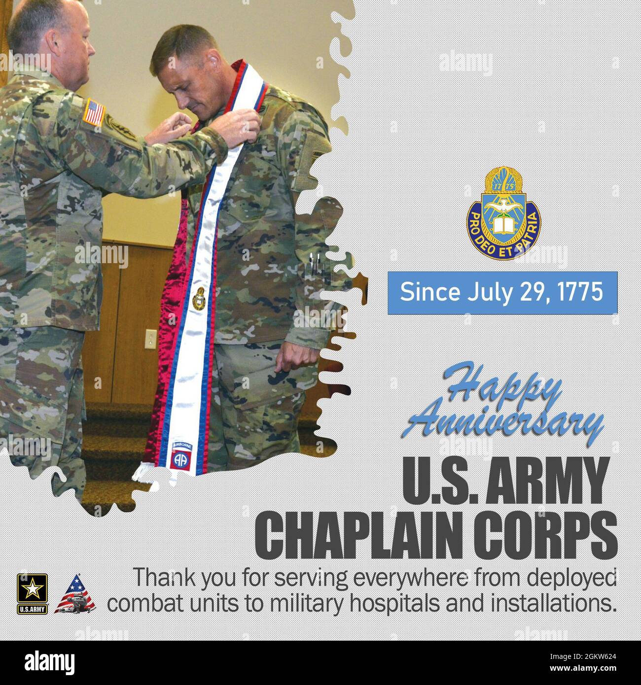 Chaplain Corps Anniversary Stock Photo - Alamy