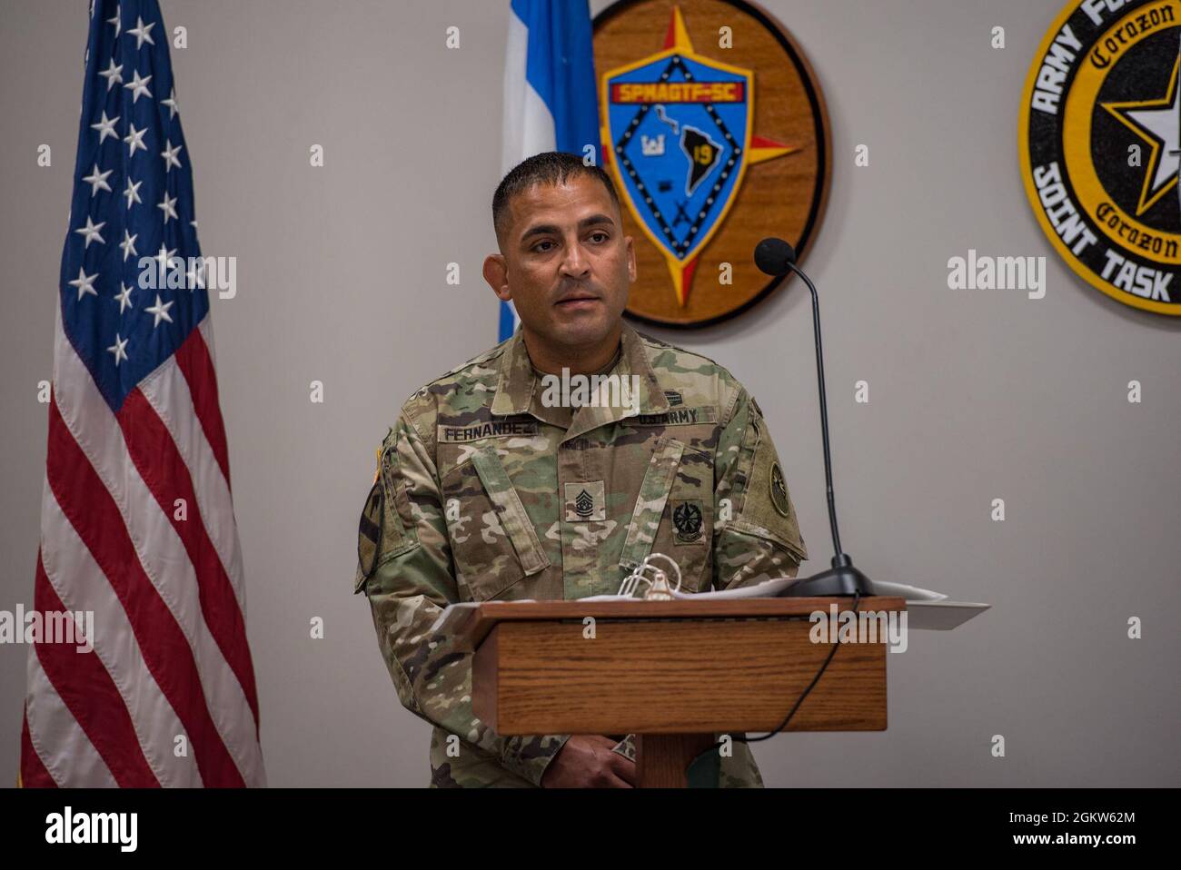 U.S. Army Sgt. Maj. Eduardo Fernandez, new command sergeant major of ...