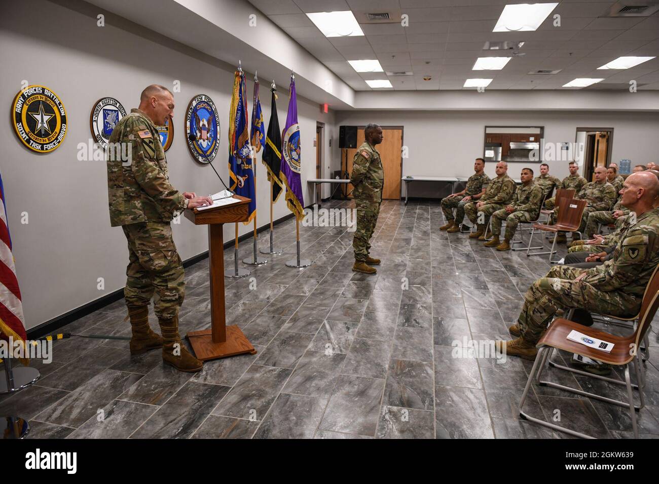 U.S. Army Col. Steven Gventer, commander of Joint Task Force-Bravo (JTF ...