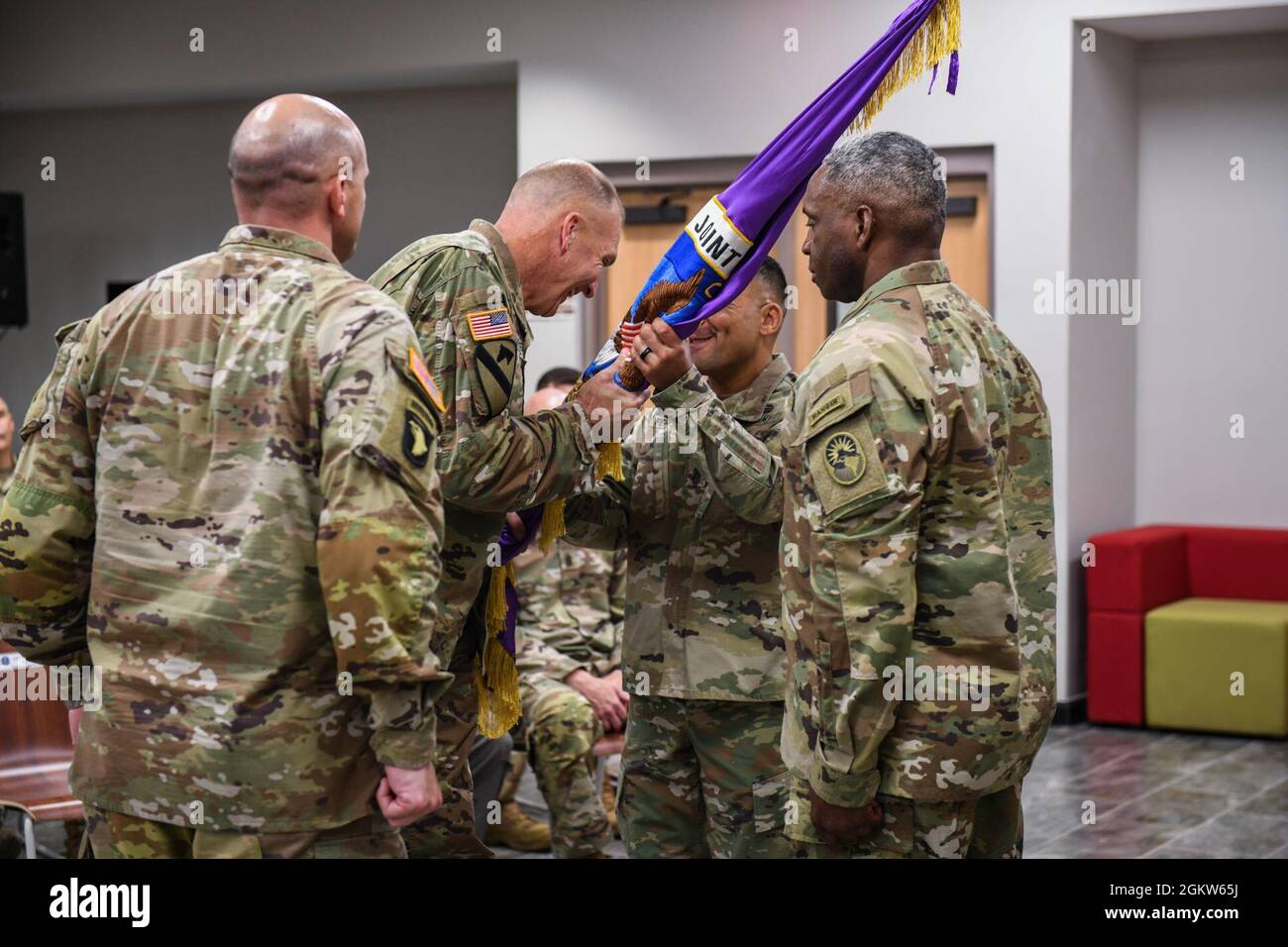 U.S. Army Col. Steven Gventer, commander of Joint Task Force-Bravo (JTF ...