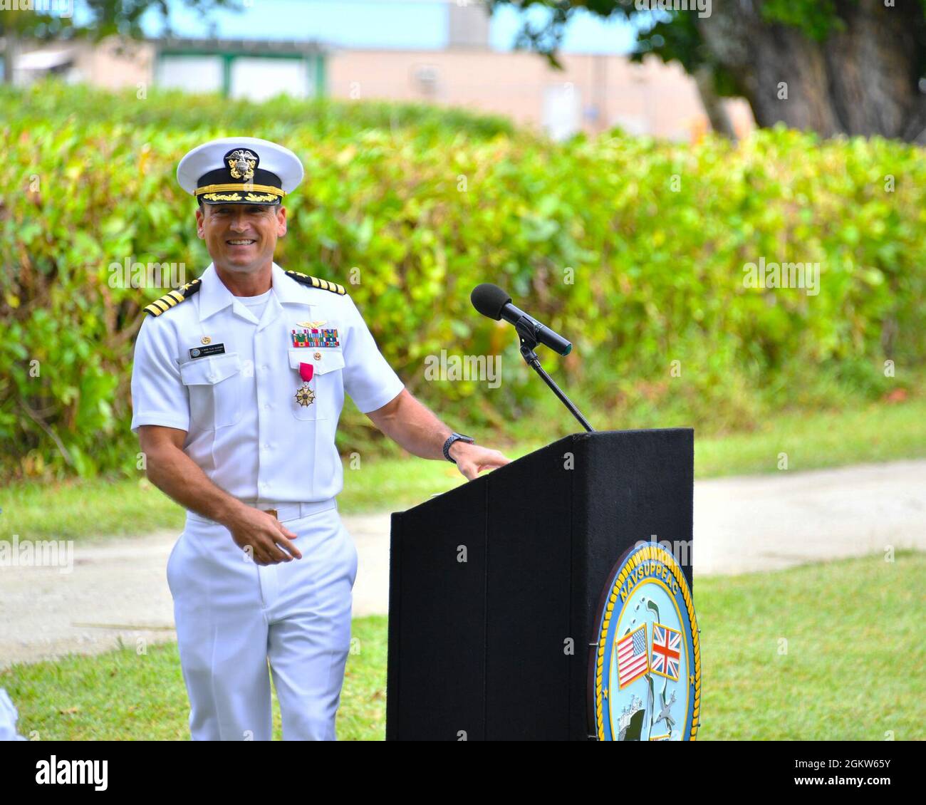 DIEGO GARCIA, British Indian Ocean Territory (July 6, 2021) – Capt. R ...