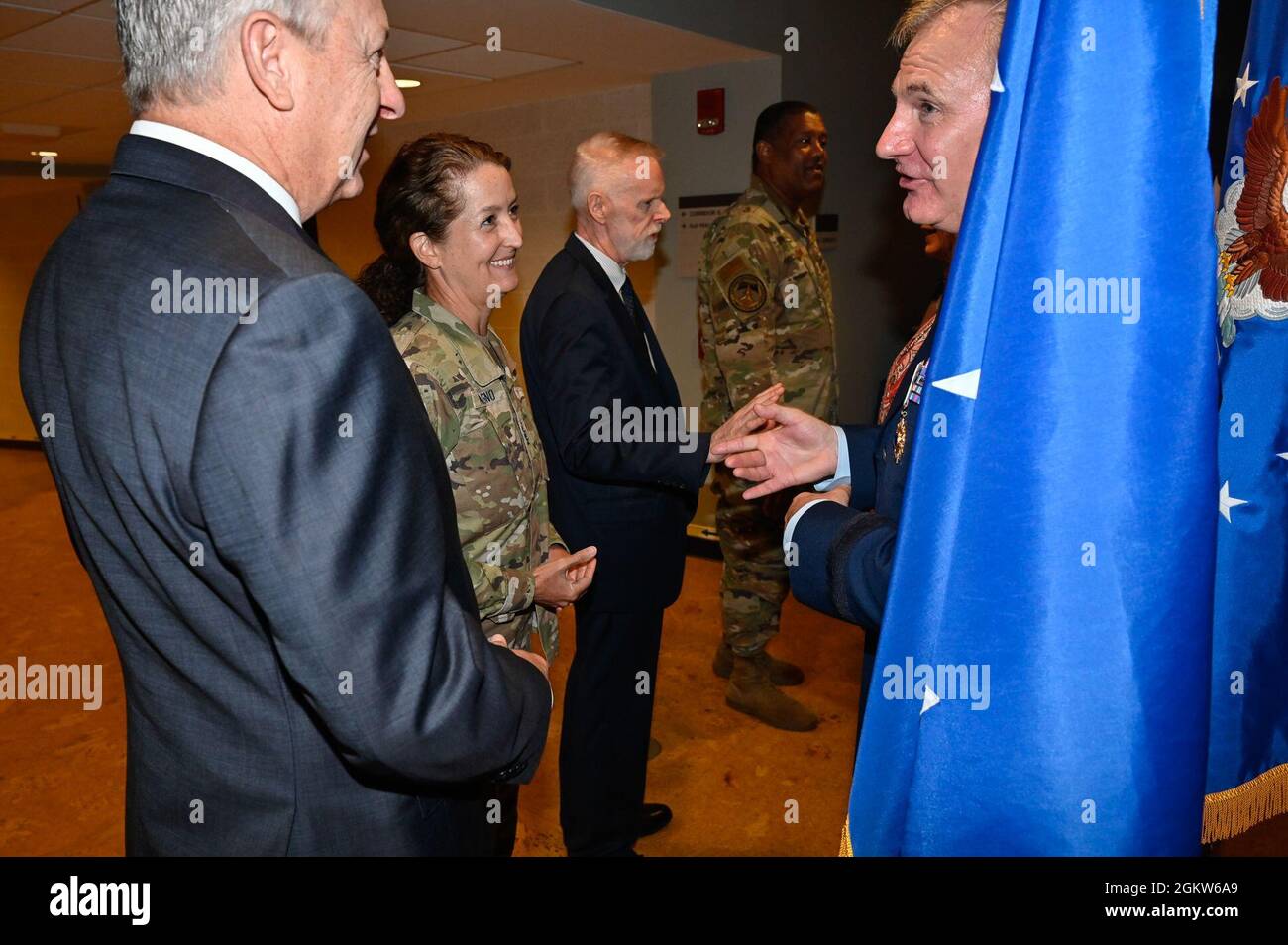 Lt. Gen. Timothy Fay, right, Headquarters Air Force director of staff ...