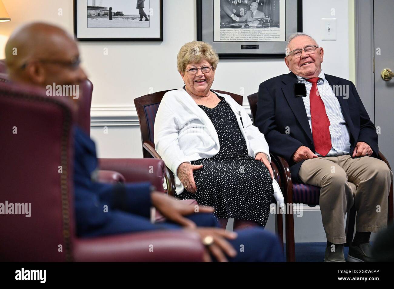 Family members of Lt. Gen. Timothy Fay, Headquarters Air Force director ...