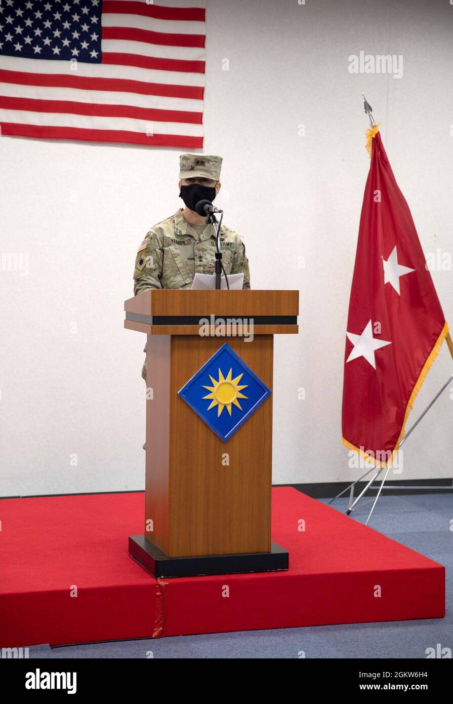 U.S. Army Maj. Gen. Laura Yeager, 40th Infantry Division commander ...