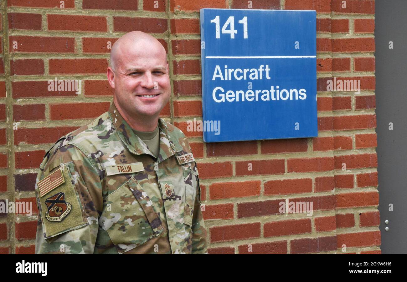 U.S. Air National Guard Command Chief Master Sgt. Nathan Fallin in ...