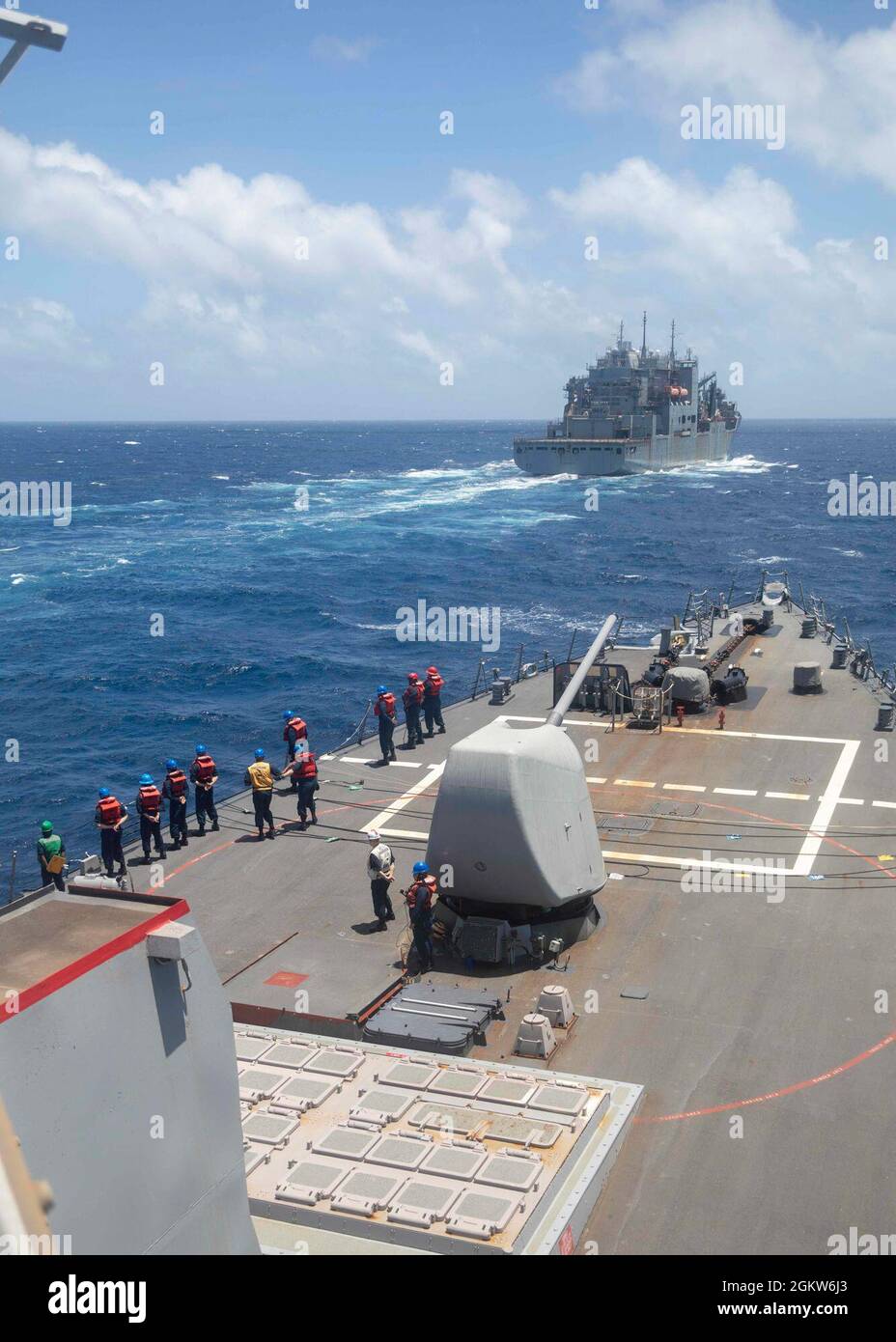 EAST CHINA SEA (July 6, 2021) The Arleigh Burke-class guided missile ...