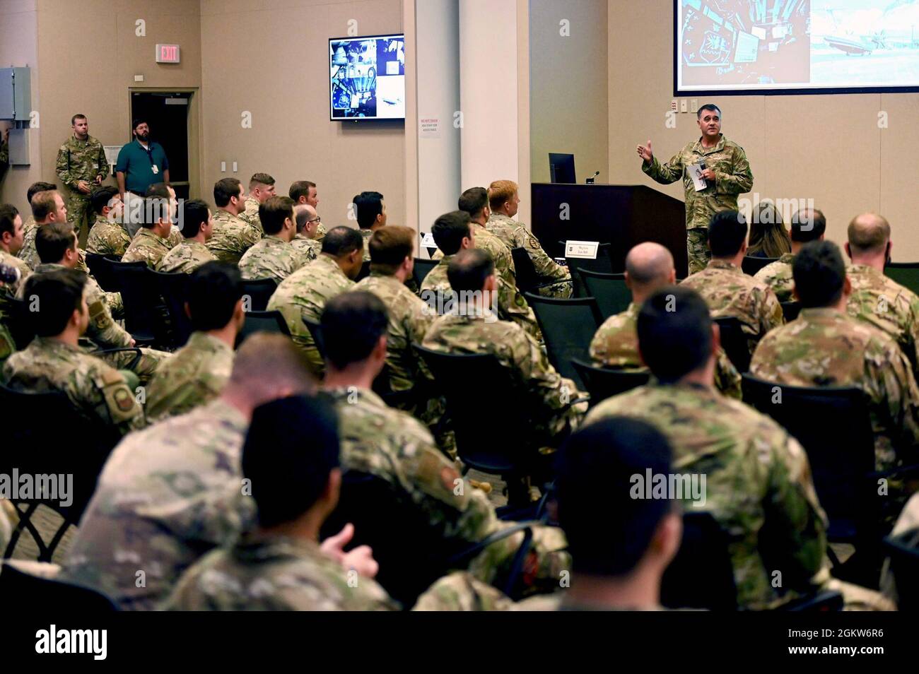 U.S. Air Force Maj. Gen. Eric Hill, deputy commander of Air Force ...
