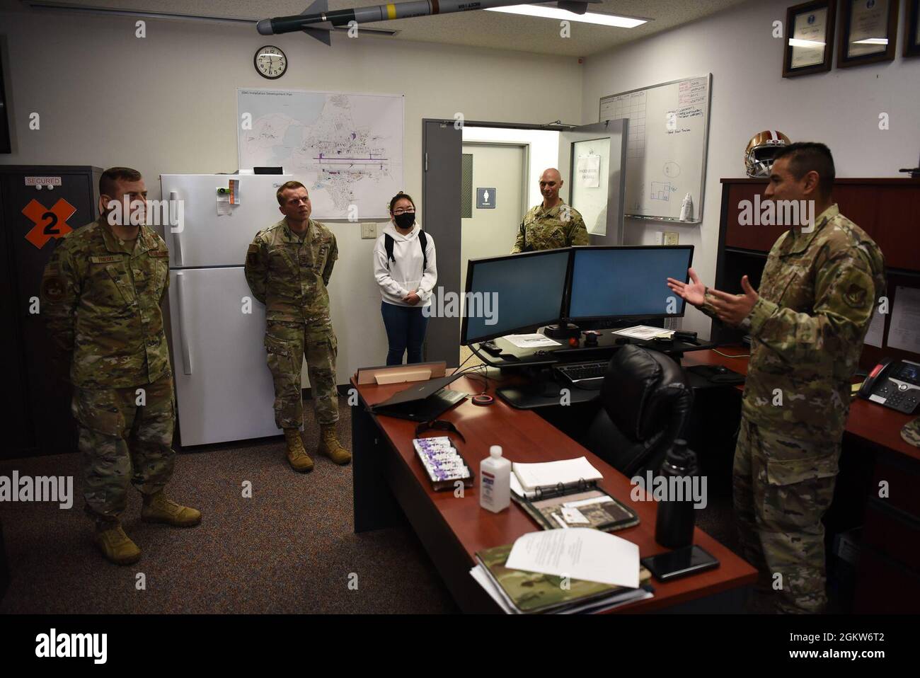 U.S. Air Force Master Sgt. Edwin J. Martinez, Weapons Safety Manager ...