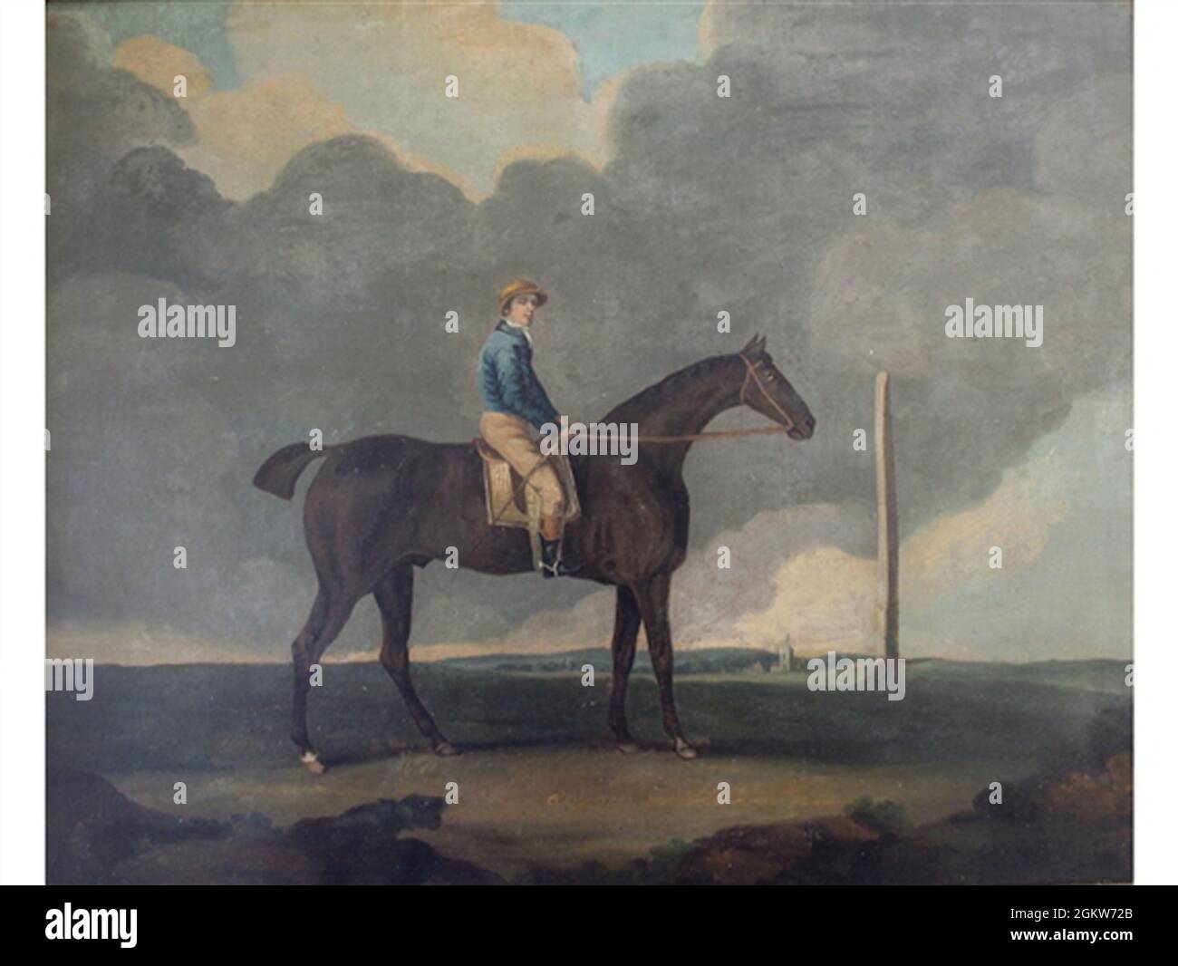 Vintage George Stubbs horse painting art Stock Photo - Alamy