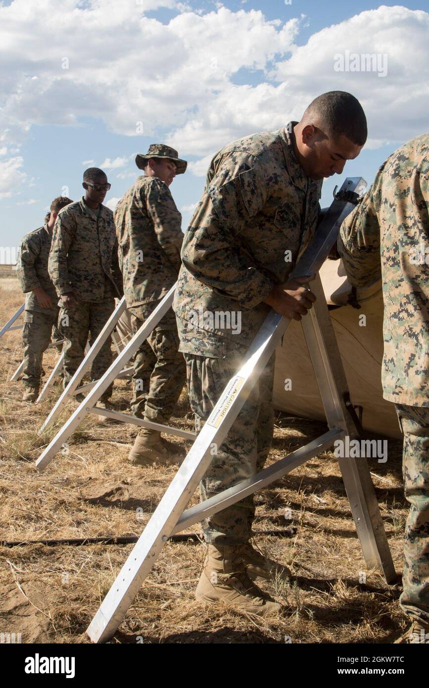 U.S. Marine Corps Lance Cpl. Tyrese Scott, a bulk fuel specialist with ...