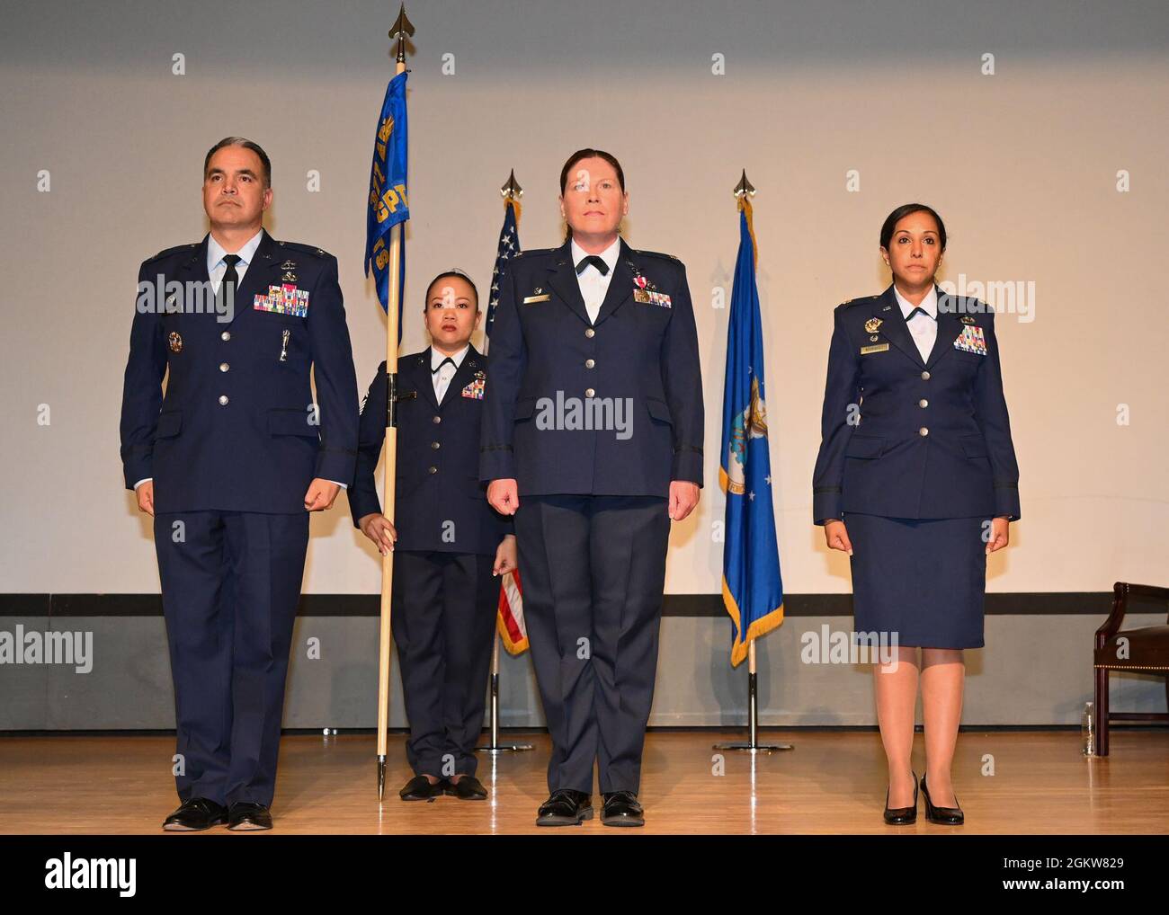 U.S. Air Force Col. Jason Vattioni (left), 377th Air Base Wing ...