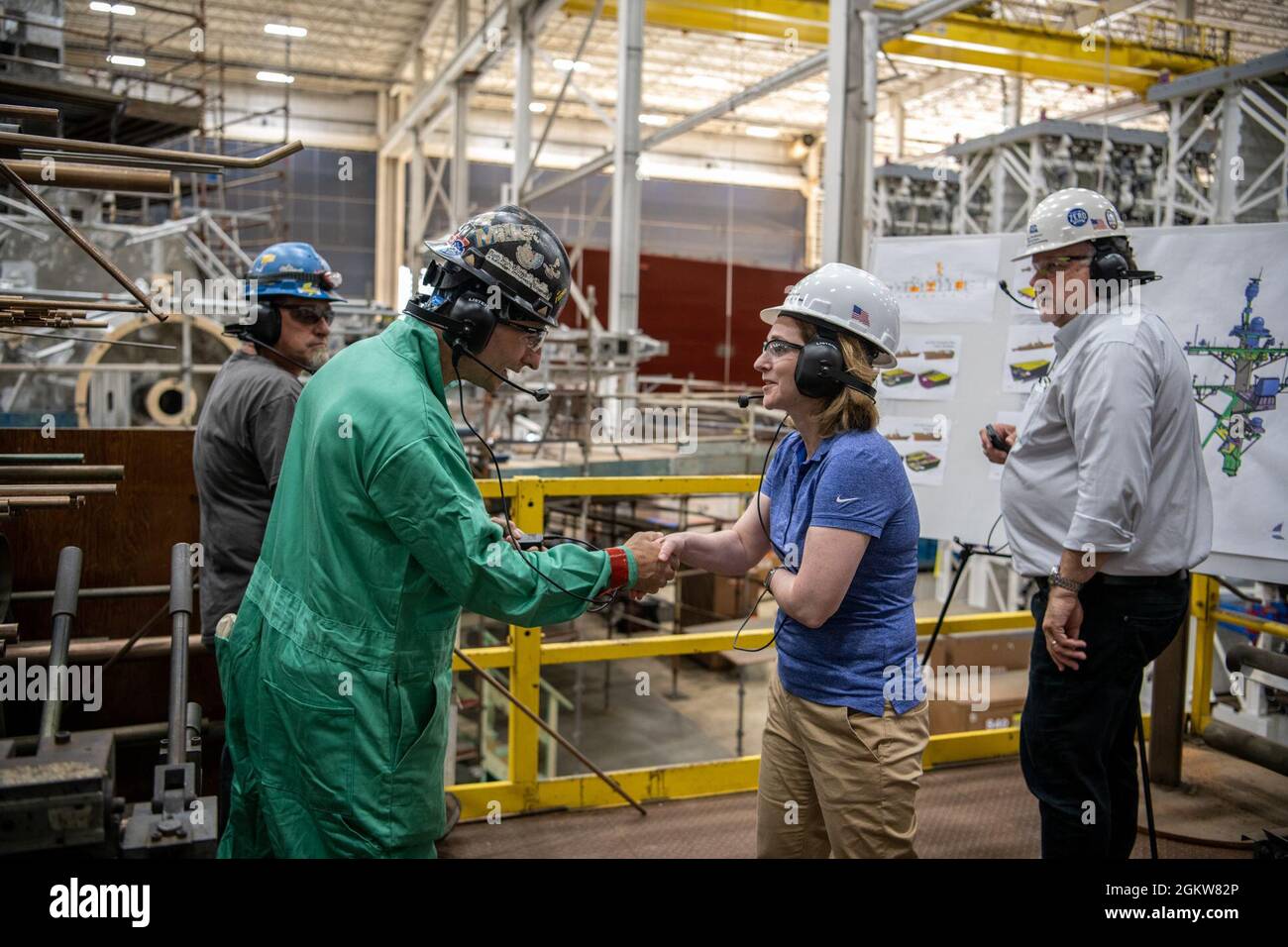 Deputy Secretary of Defense Dr. Kathleen H. Hicks, Sen. Angus King and ...